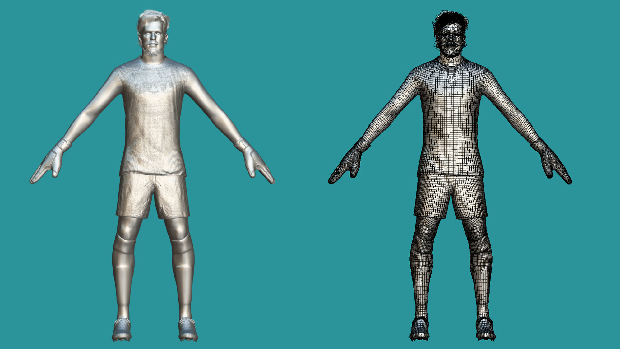 Alisson Becker Brazil Worldcup 2022 3D model animated rigged | CGTrader