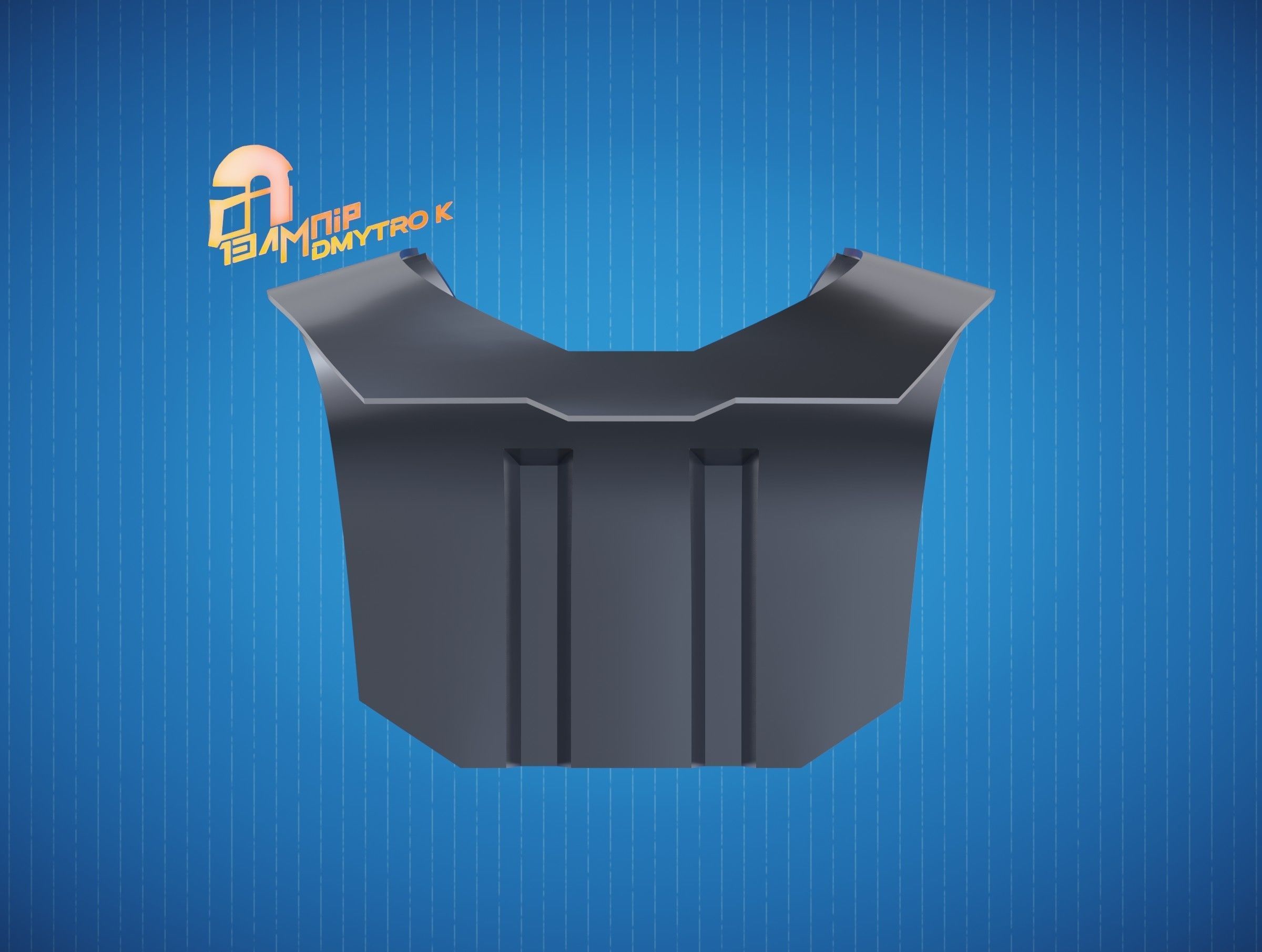 Custom Mandalorian Back Armor 3D model 3D printable | CGTrader