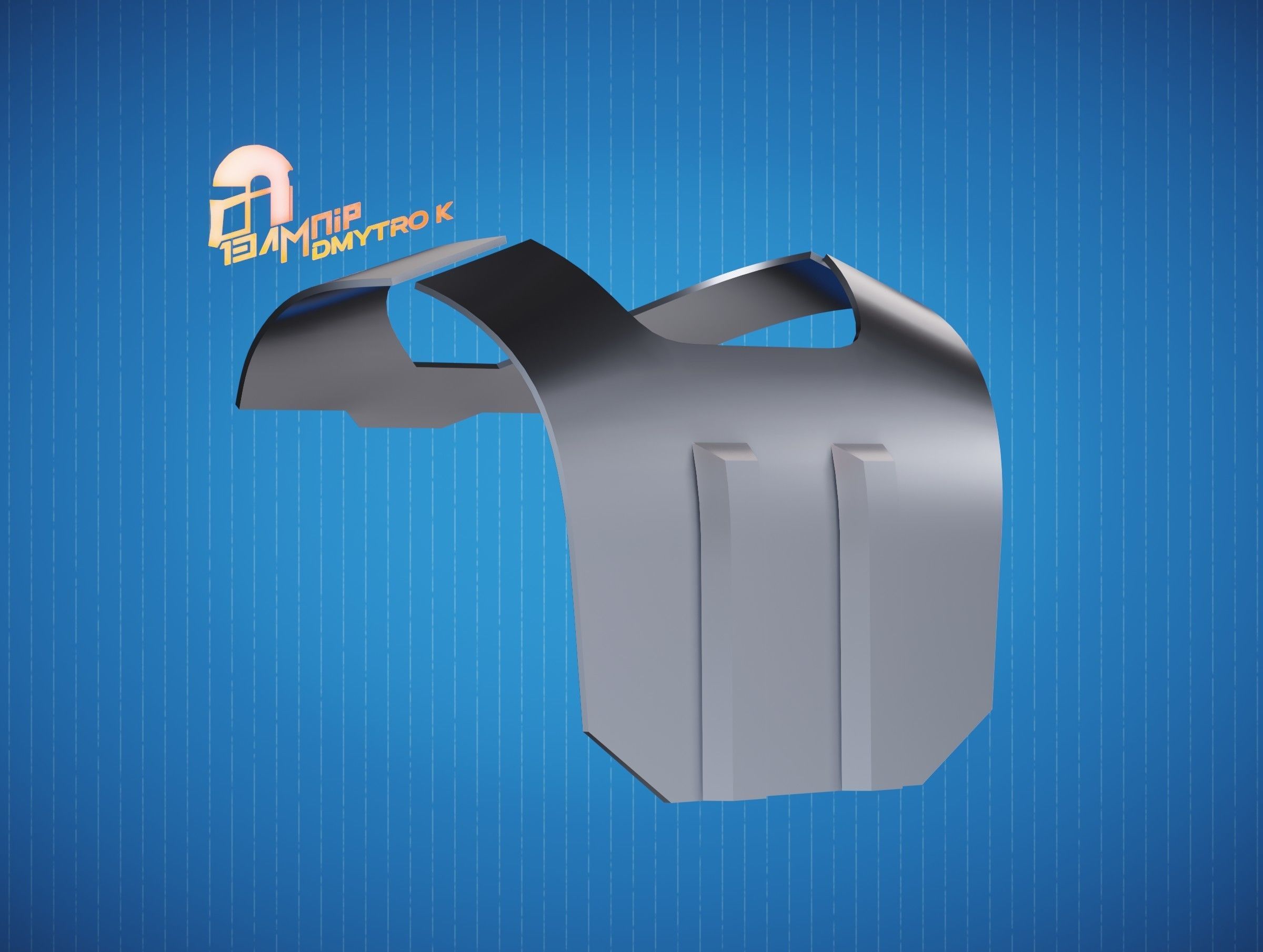 Custom Mandalorian Back Armor 3D model 3D printable | CGTrader