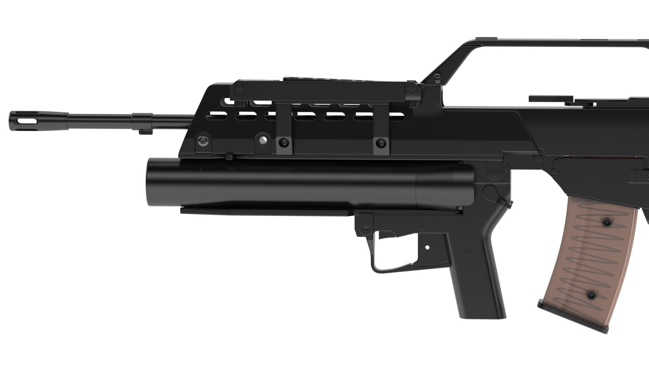 Heckler Koch AG36 Grenade launcher 3D model | CGTrader