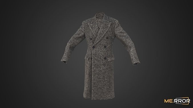 3D model Corduroy Coat VR / AR / low-poly | CGTrader