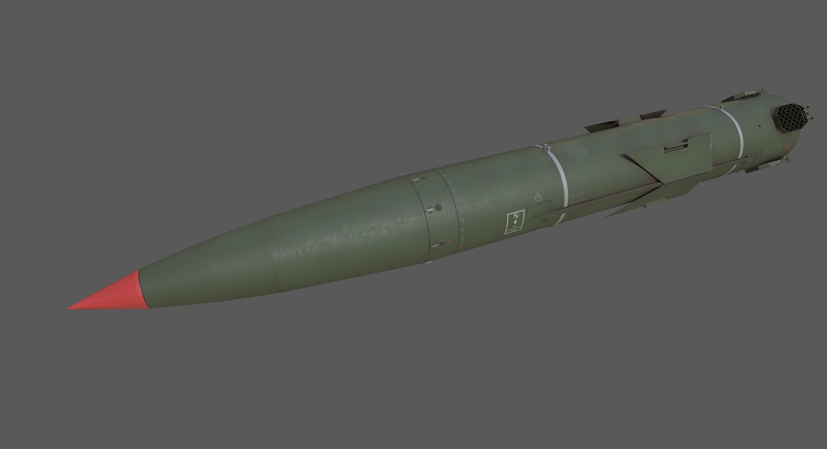 3D model 9M79 Tochka Tactical Missile- SS 21 Scarab VR / AR / low-poly | CGTrader