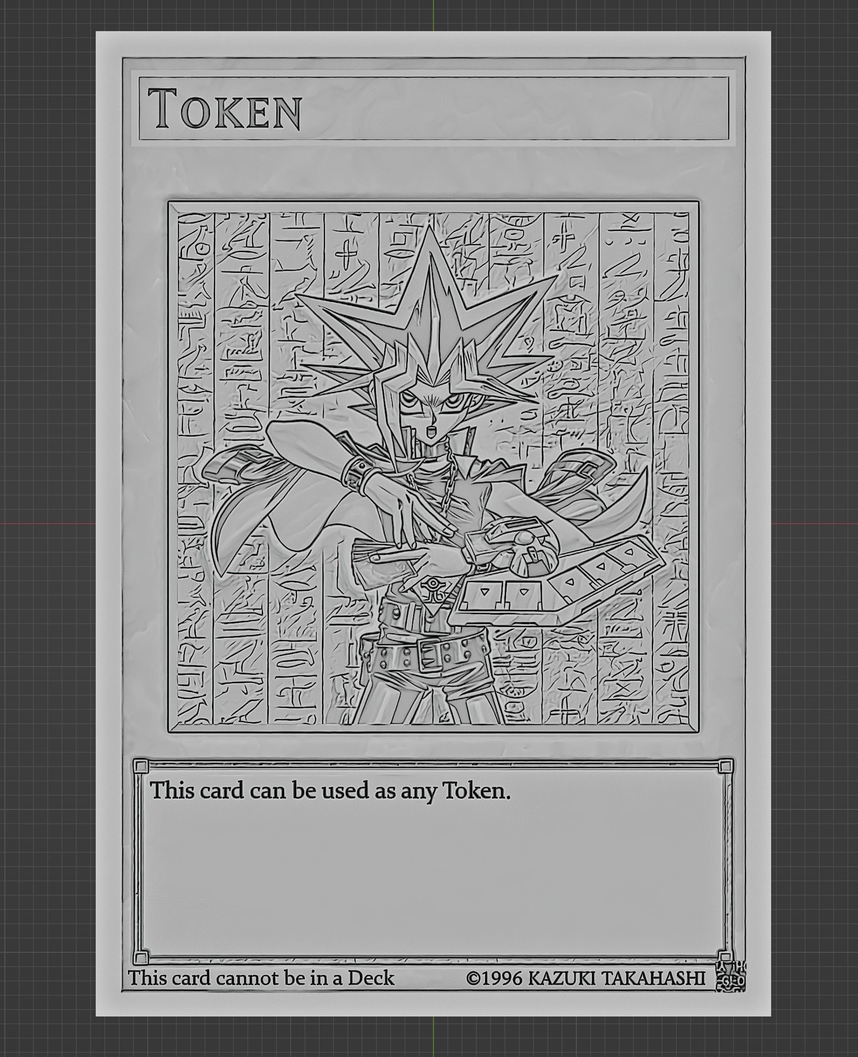 yami yugi - yugioh free 3D model 3D printable | CGTrader