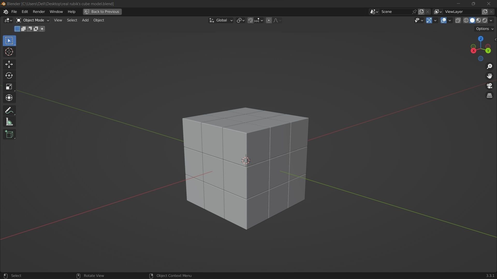 3D model rubiks cube toy model VR / AR / low-poly | CGTrader