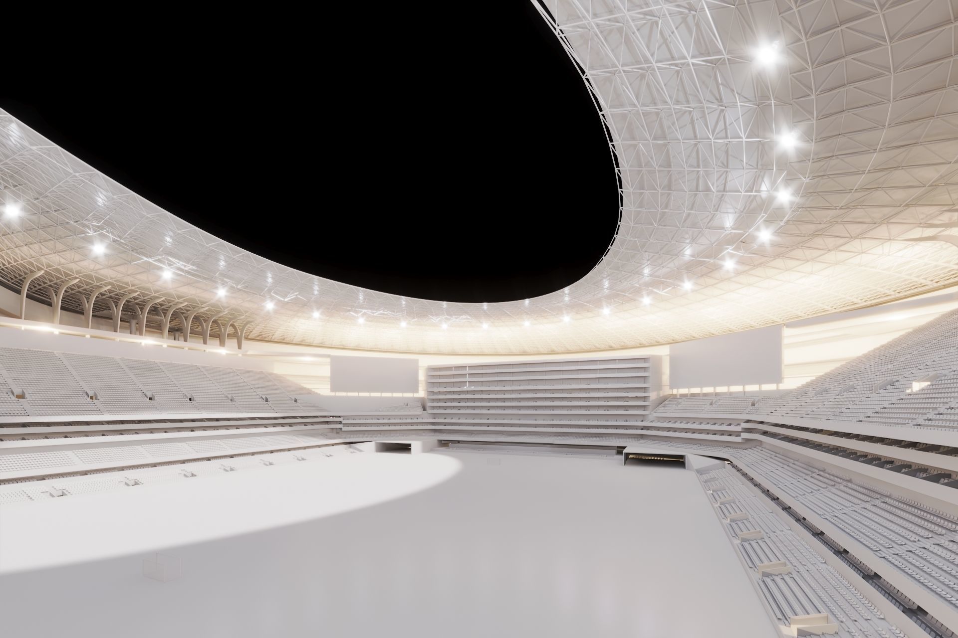 Stadium and sports complex 3D model | CGTrader