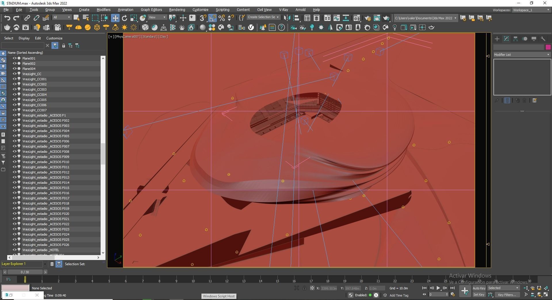 Stadium and sports complex 3D model | CGTrader