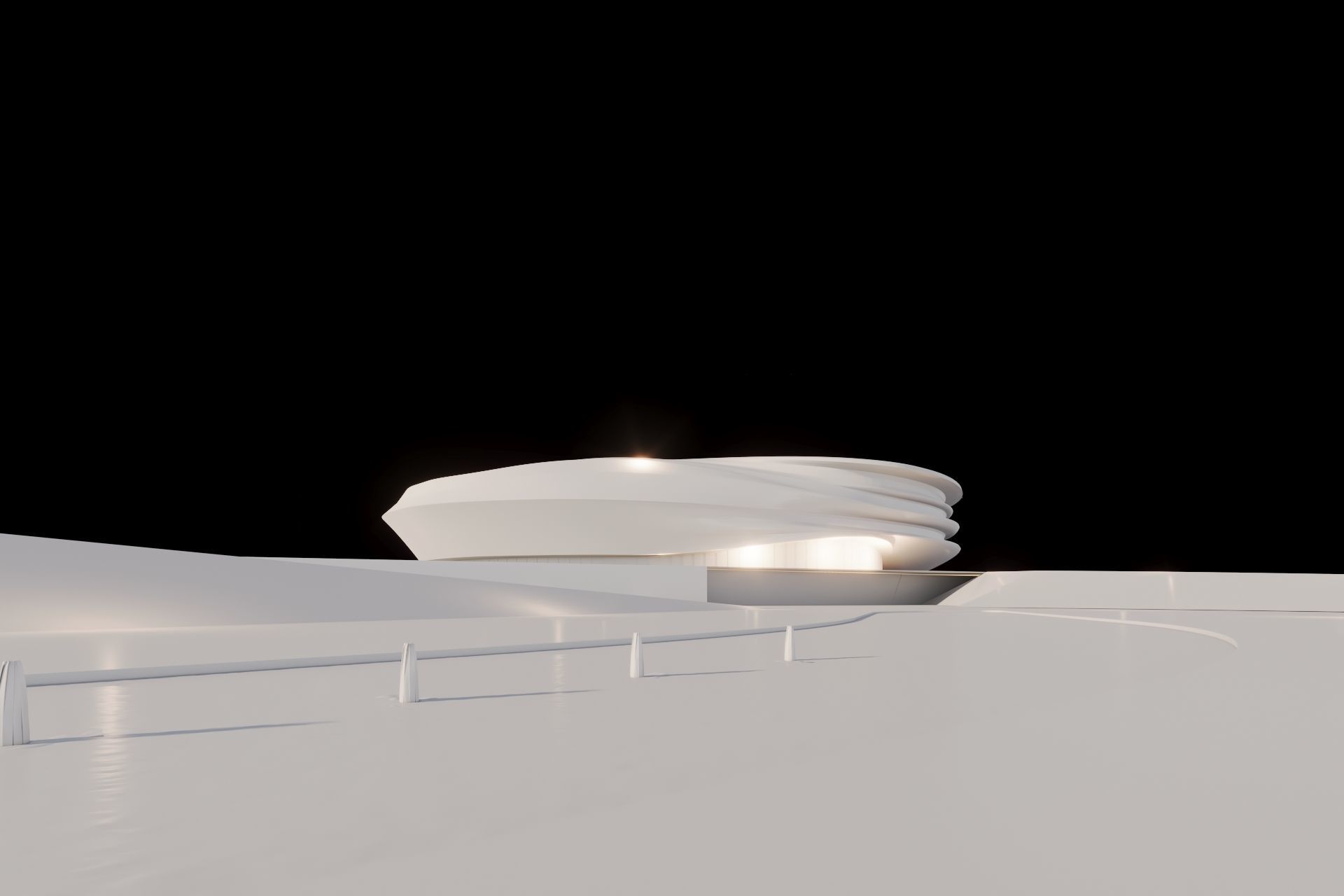 Stadium and sports complex 3D model | CGTrader