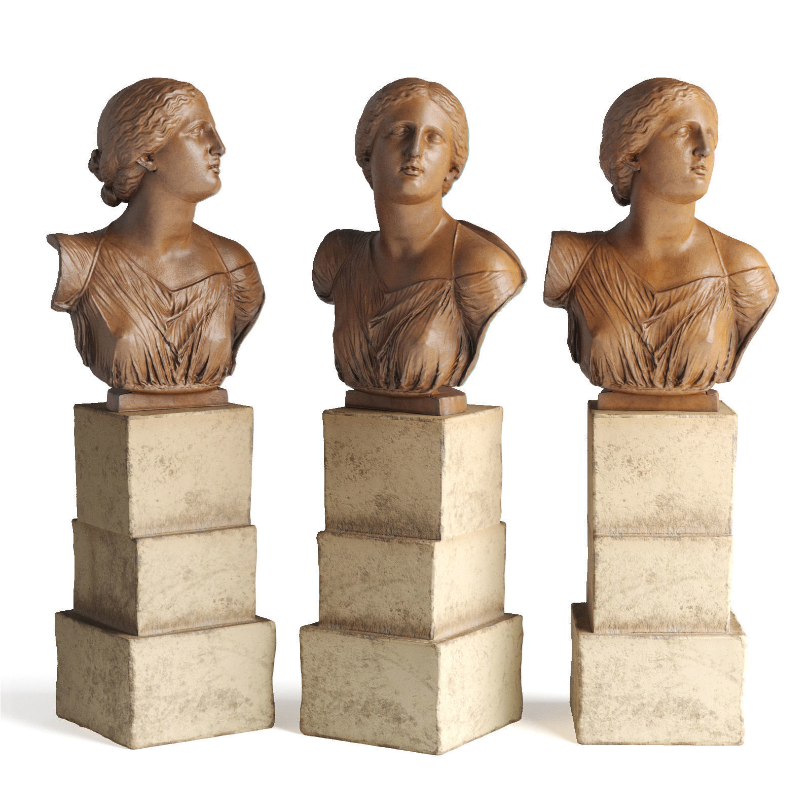 3D model Bust of Niobe VR / AR / low-poly | CGTrader