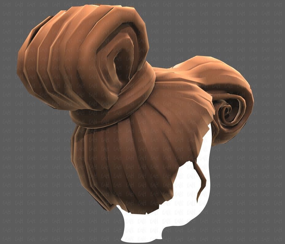 3D model Base Hair for girl V50 VR / AR / low-poly | CGTrader