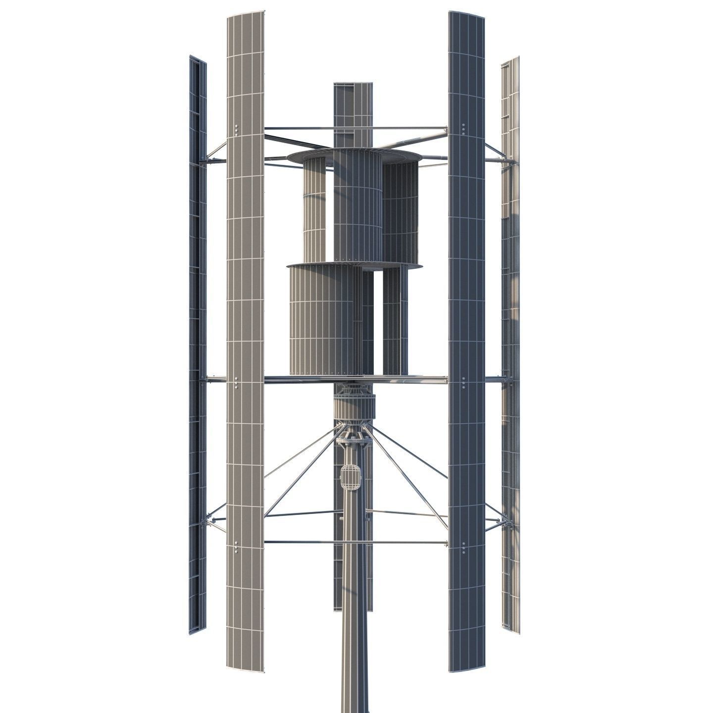 Vertical wind turbines 3D model | CGTrader