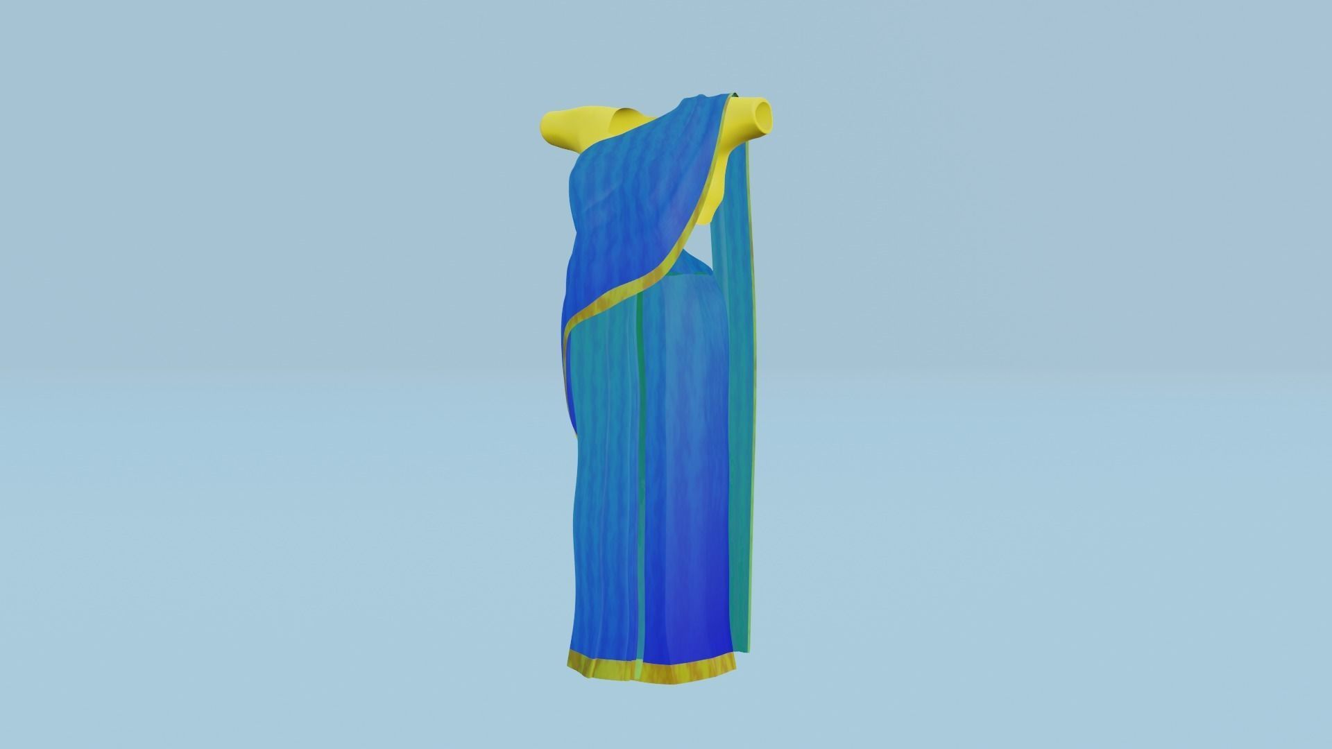 Indian Saree 3D model | CGTrader