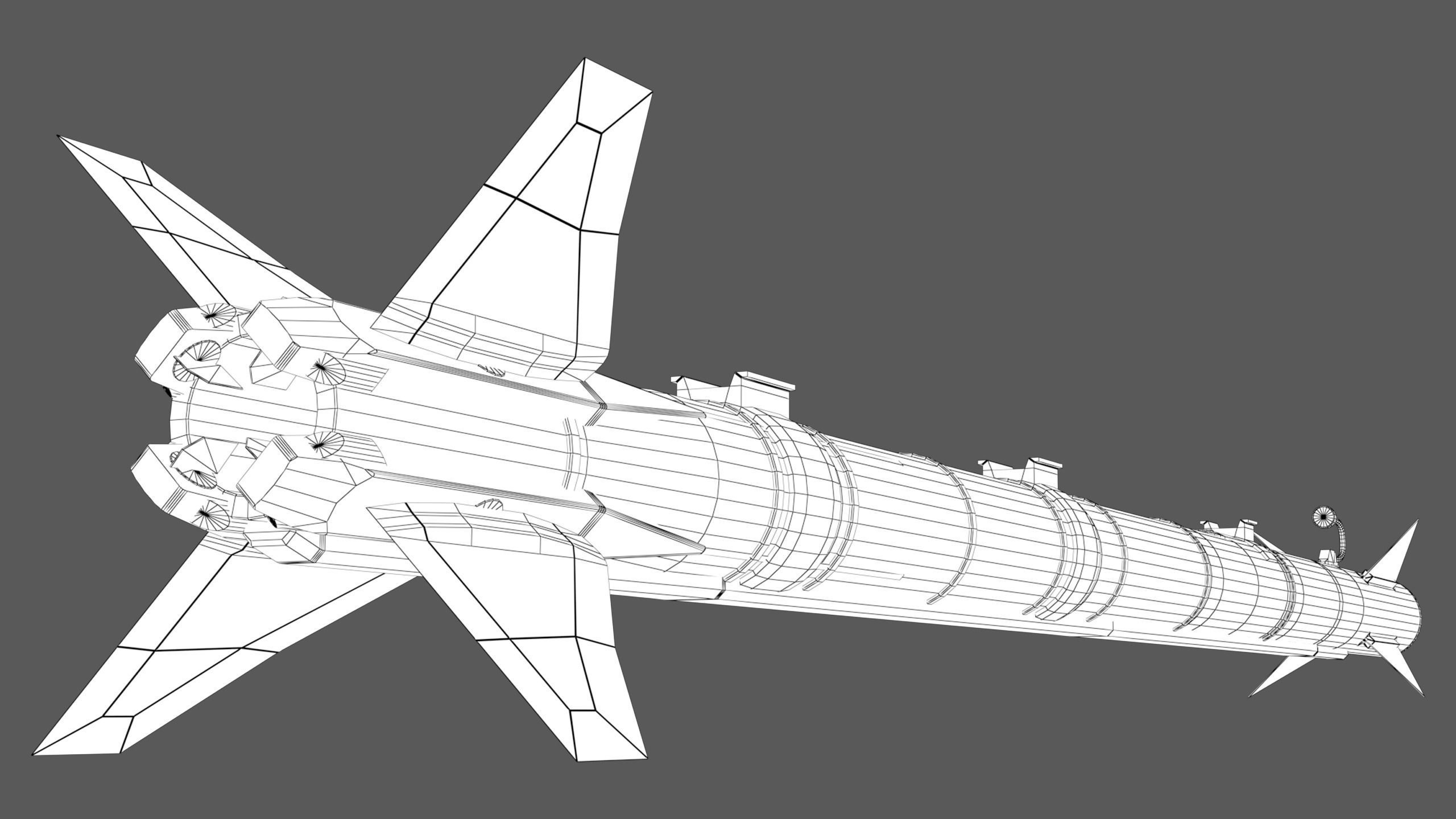 3D model AIM-9X SIDEWINDER Missile VR / AR / low-poly | CGTrader