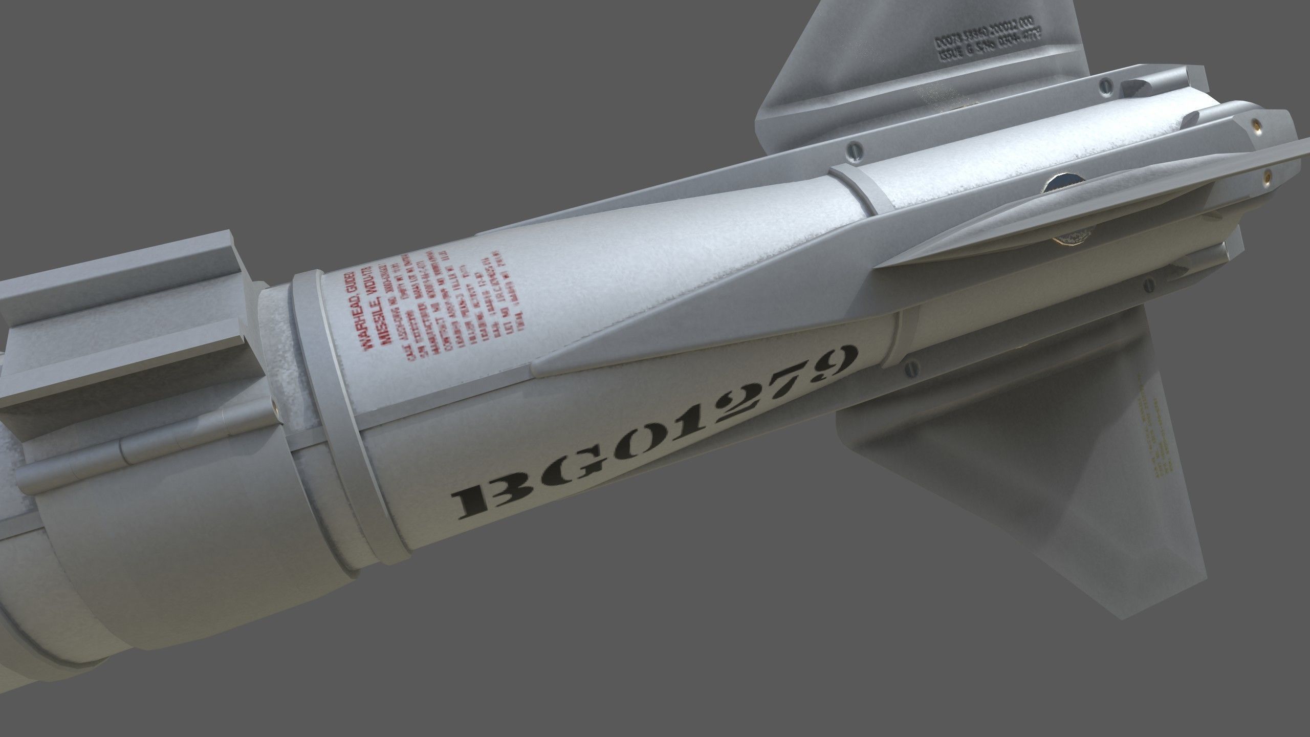 3D model AIM-9X SIDEWINDER Missile VR / AR / low-poly | CGTrader