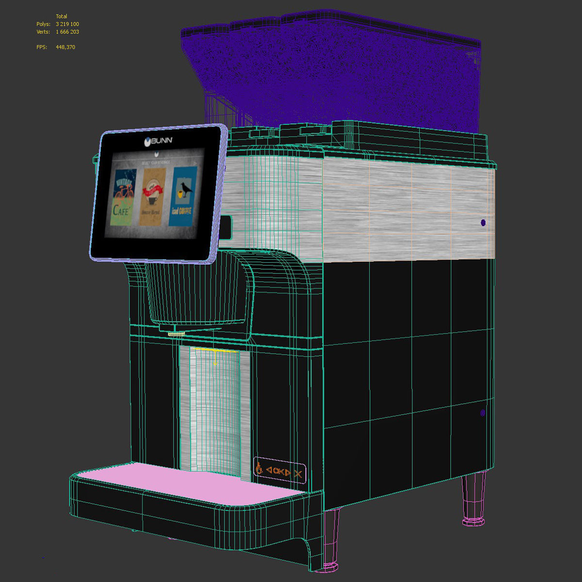 BUNN Fast Cup coffee machine 3D model | CGTrader