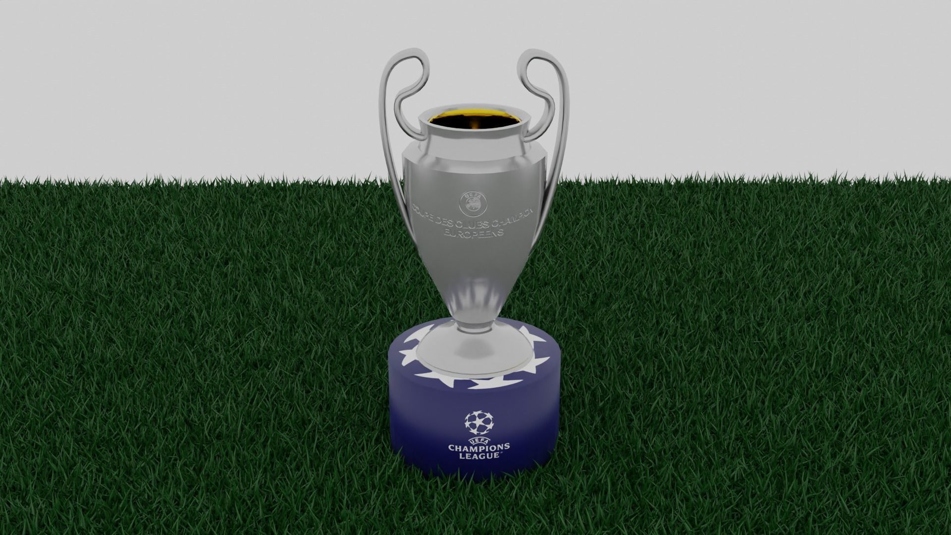 UEFA Champions League Trophy 3D model | CGTrader
