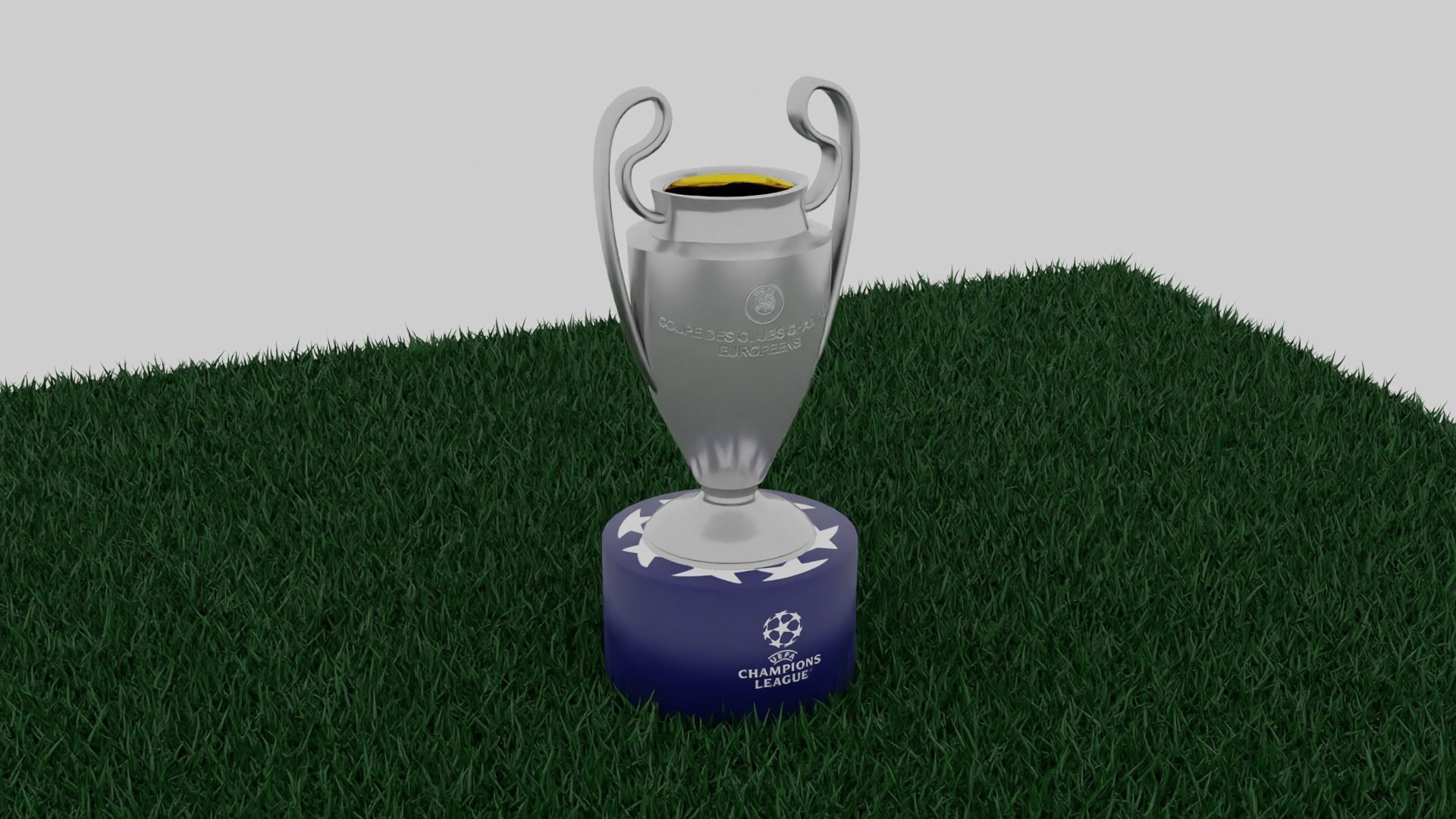 UEFA Champions League Trophy 3D model | CGTrader