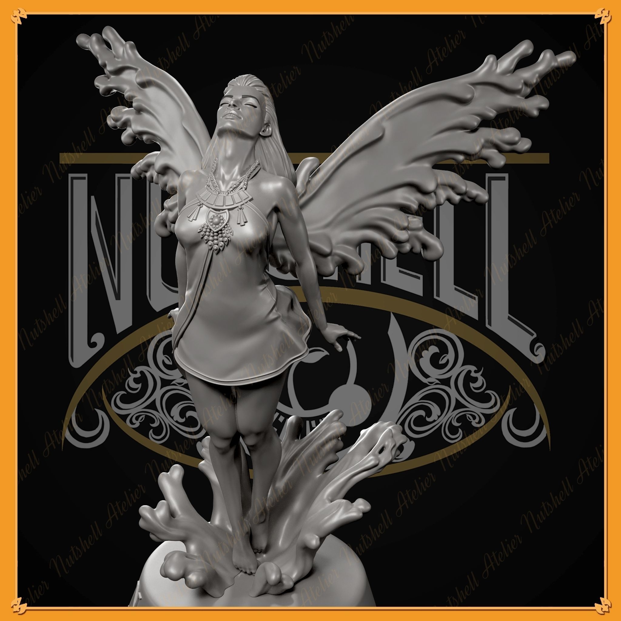 Nutshell Atelier -Water Nymph - NSFW 3D model 3D printable | CGTrader