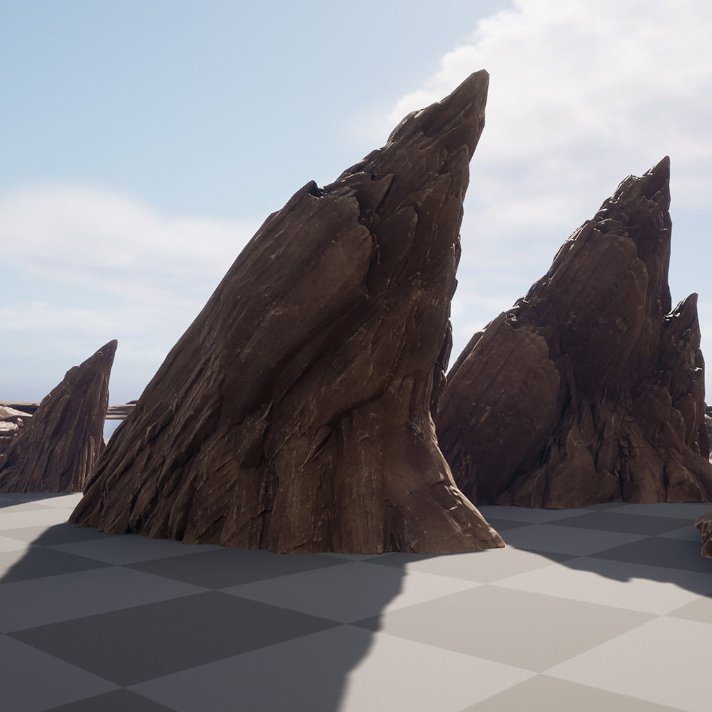 3D model Large Desert Rocks Collection VR / AR / low-poly | CGTrader