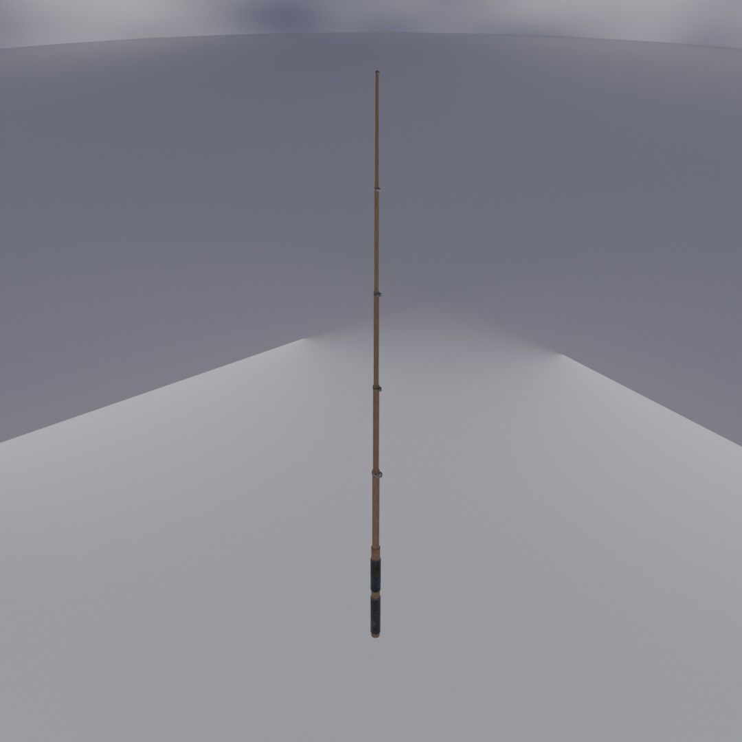 Fishing Rod Game Ready free VR / AR / low-poly 3D model | CGTrader