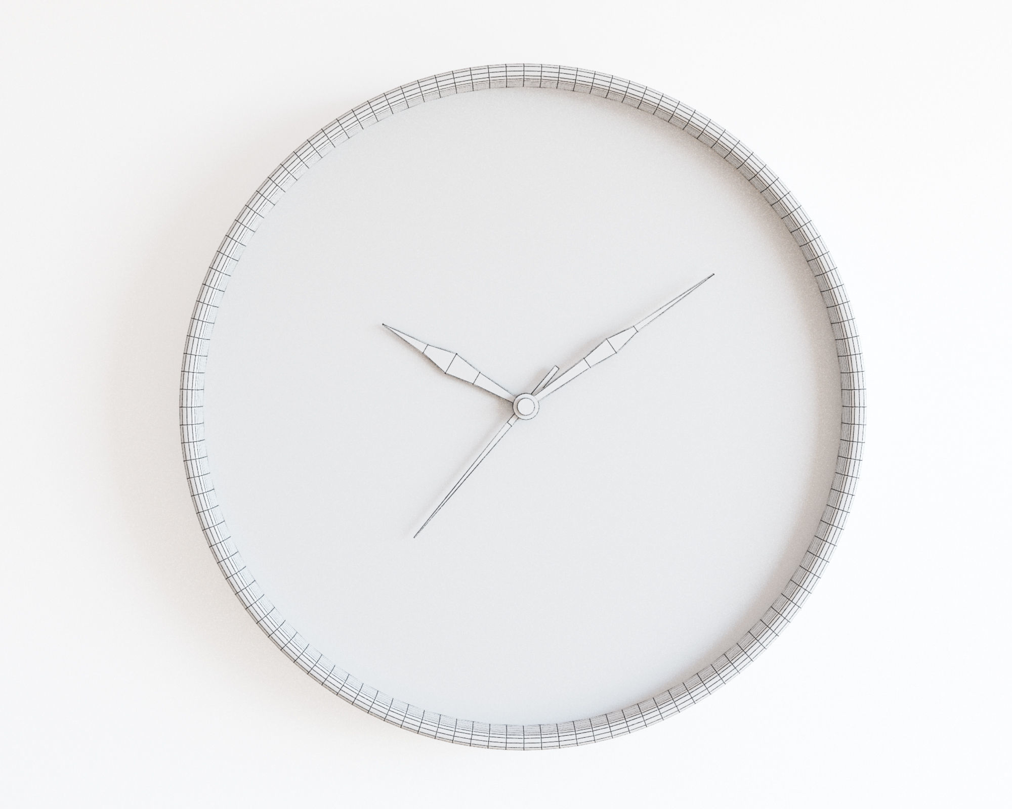Funny wall clock 3D model | CGTrader