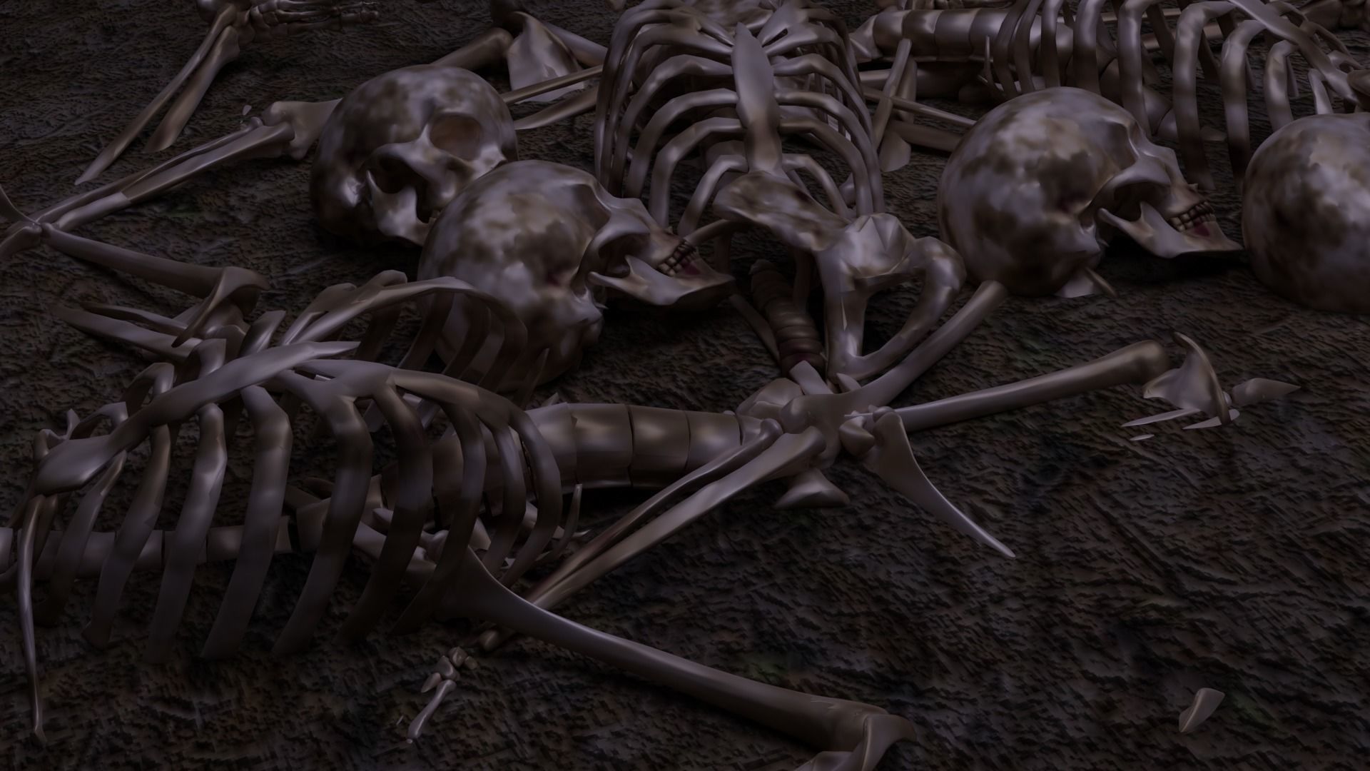 SKELETON 3D MODELS - AR - VR - GAME READY 3D model | CGTrader