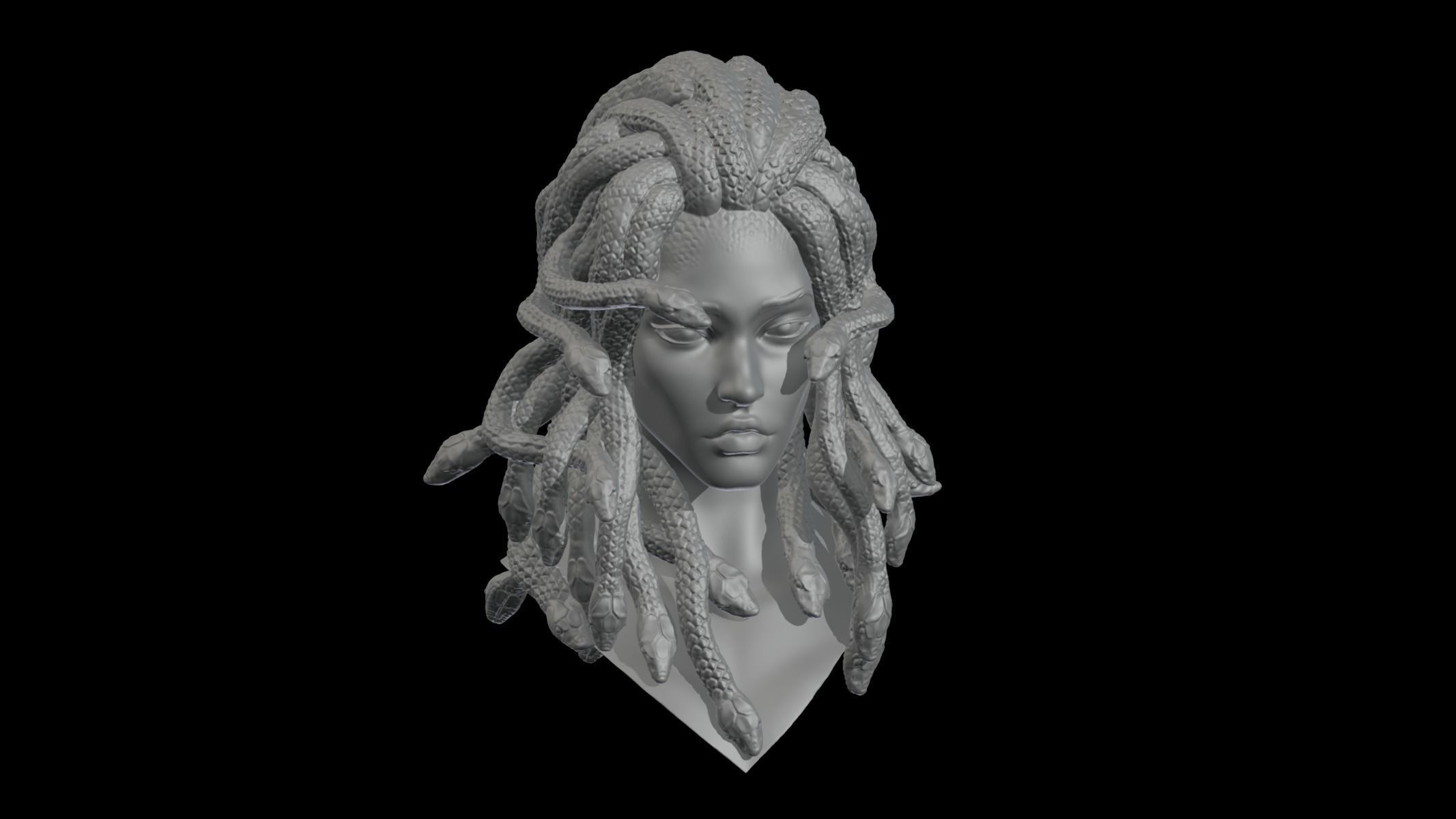 Medusa Head 3D model 3D printable | CGTrader
