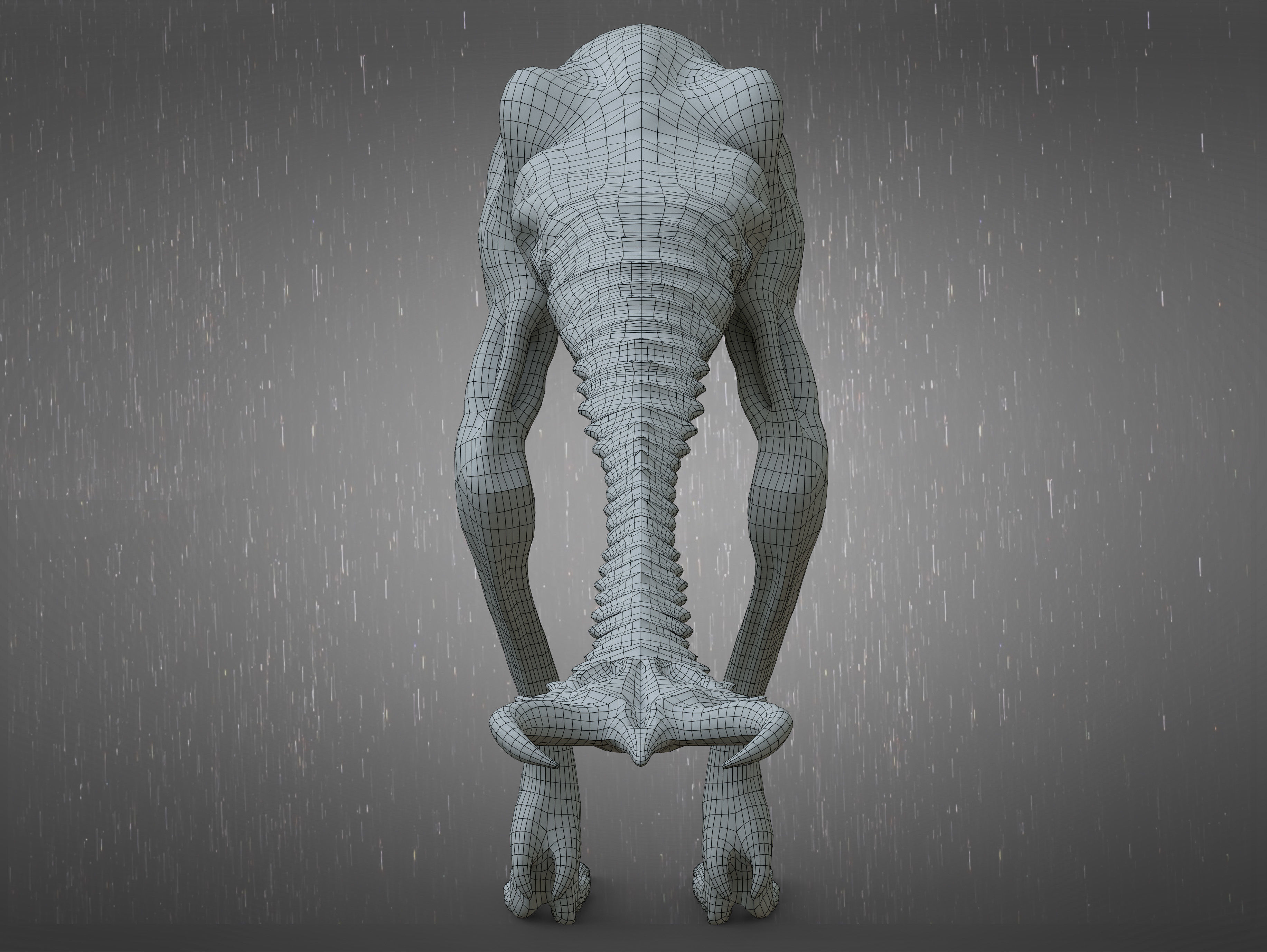 3D model Mud Creature VR / AR / low-poly rigged | CGTrader