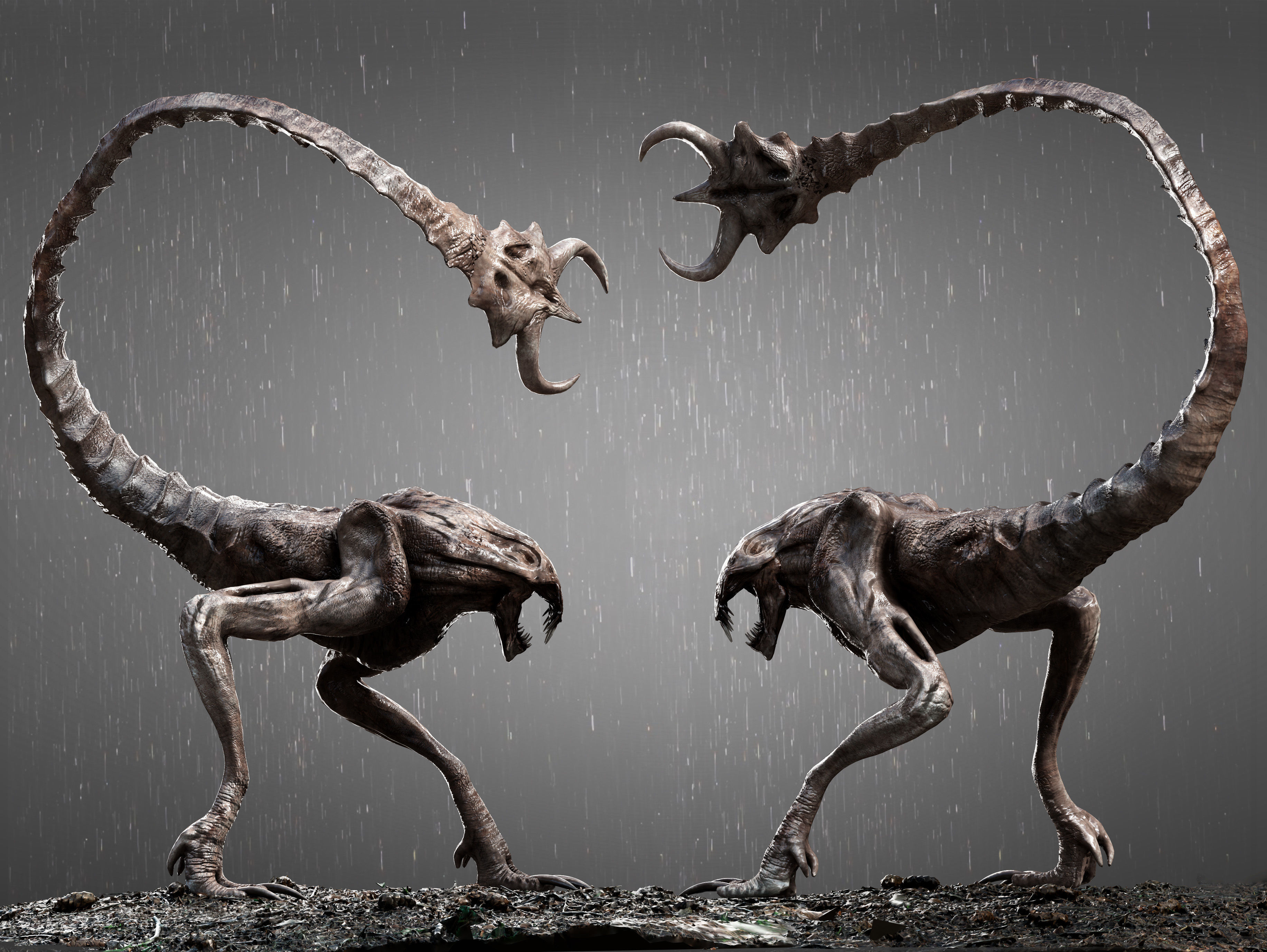 3D model Mud Creature VR / AR / low-poly rigged | CGTrader