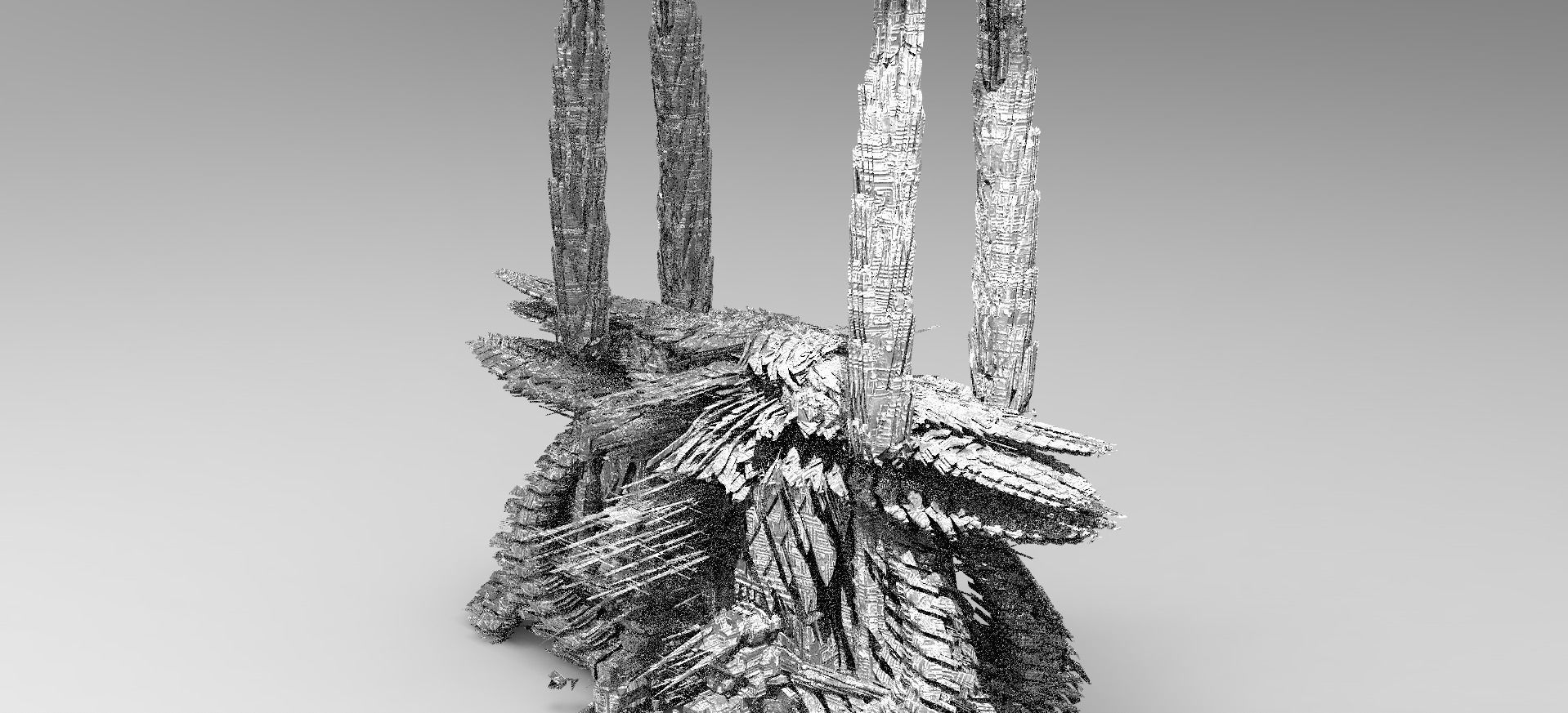 Fusion City Alien Bridge 1 3D model | CGTrader