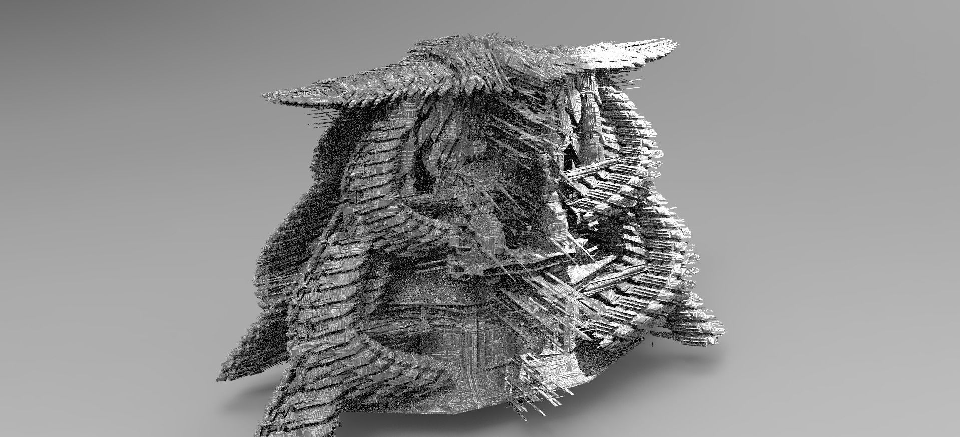 Fusion City Alien Bridge 2 3D model | CGTrader