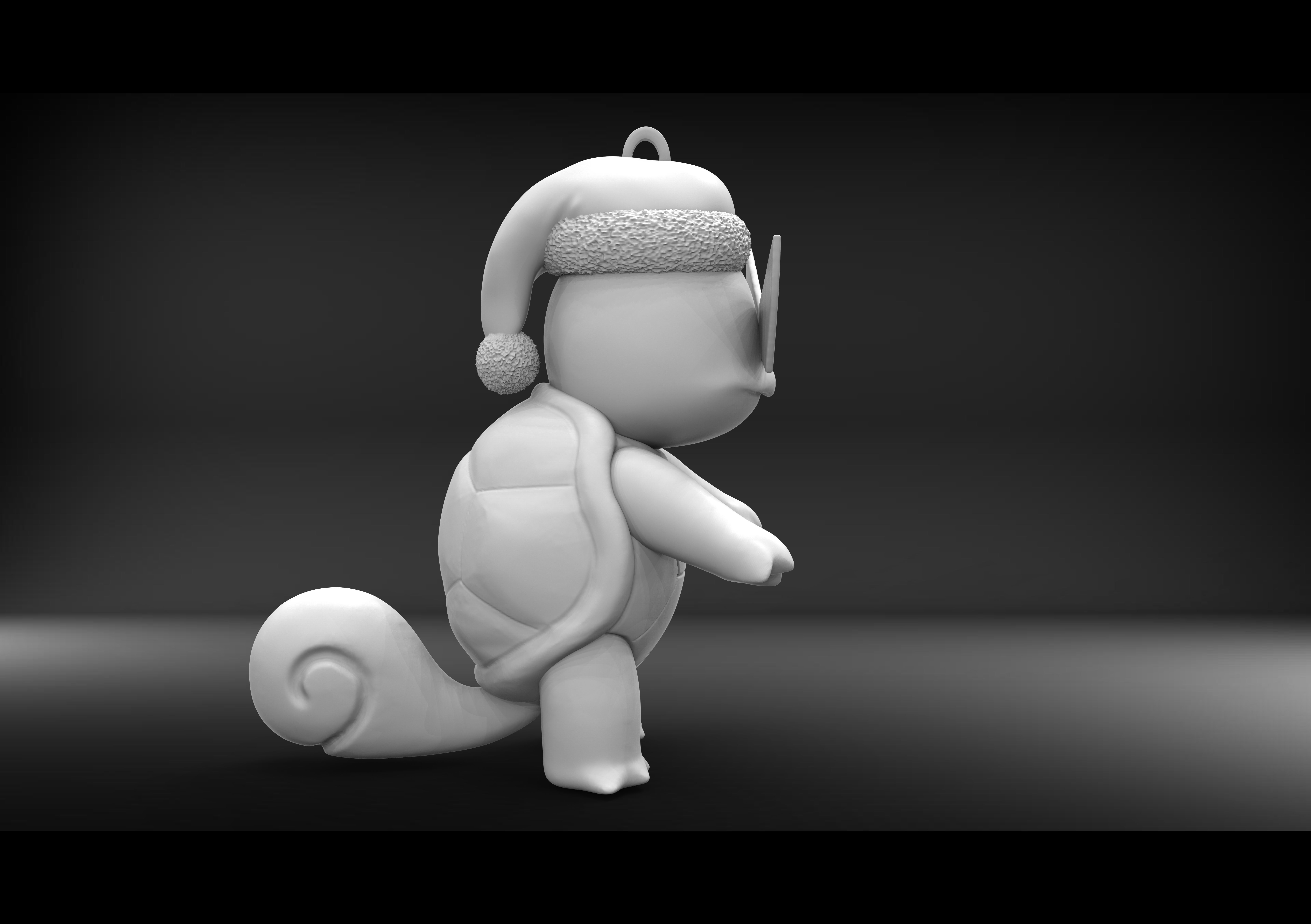 SQUIRTLE - POKEMON CHRISTMAS ORNAMENT 3D model 3D printable | CGTrader