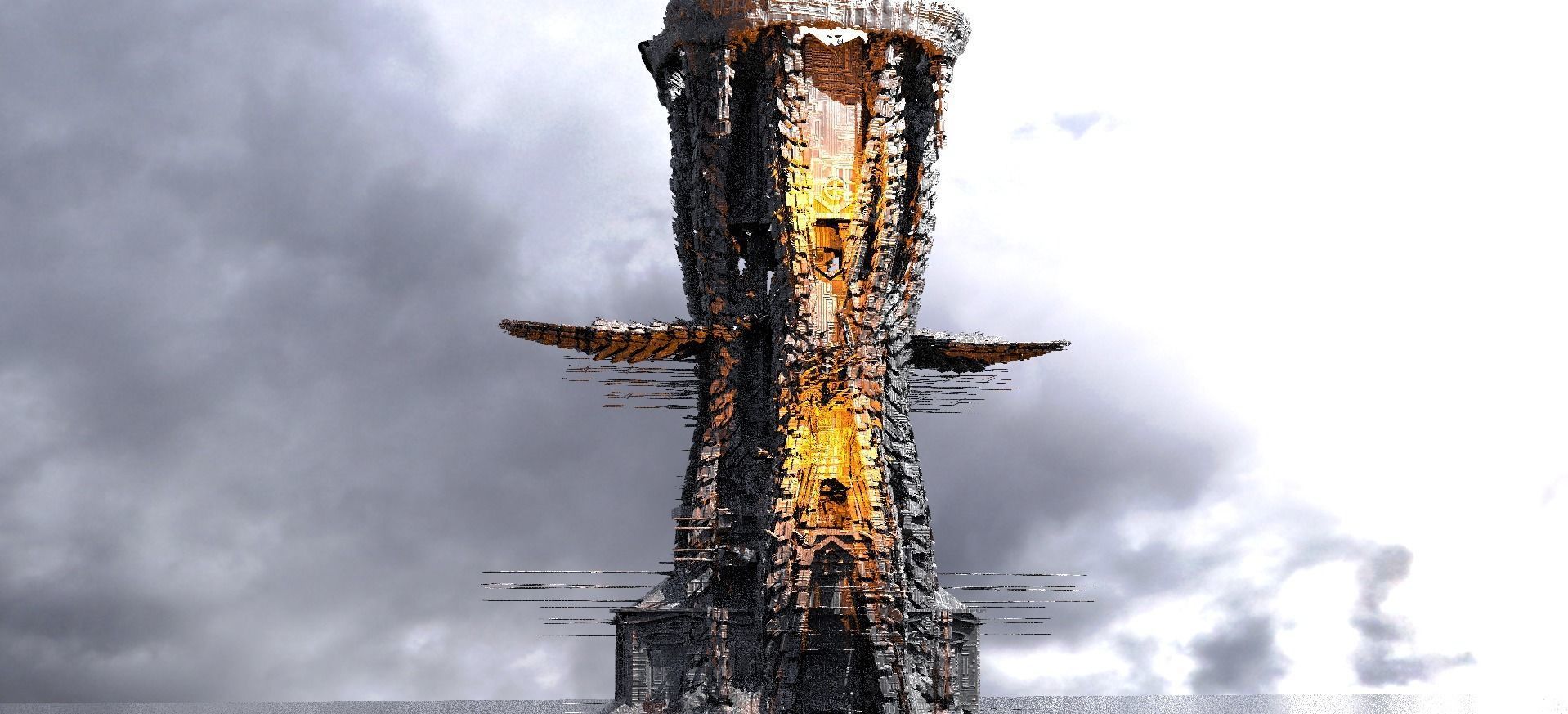 Fusion Core Towers 3D model | CGTrader