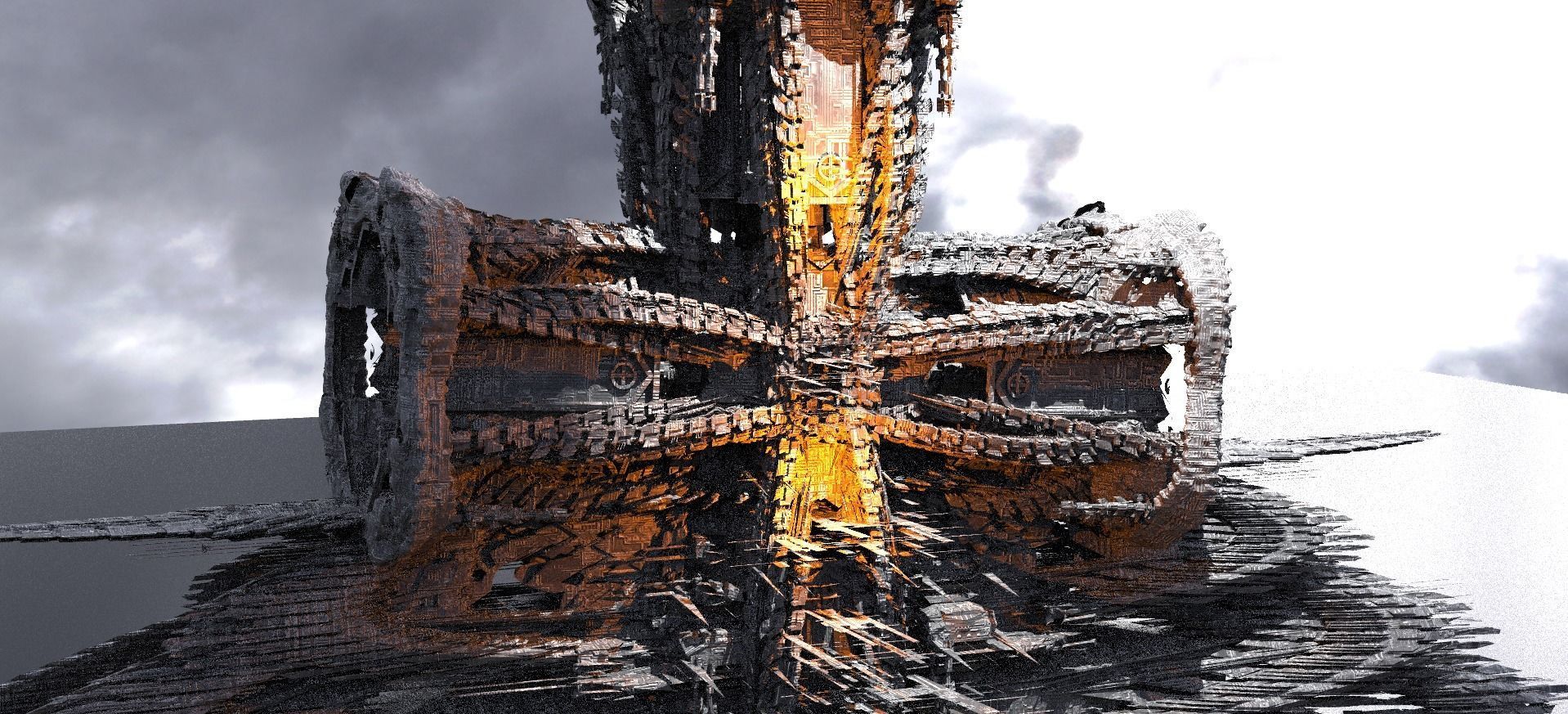 Fusion Core Towers 3 3D model | CGTrader