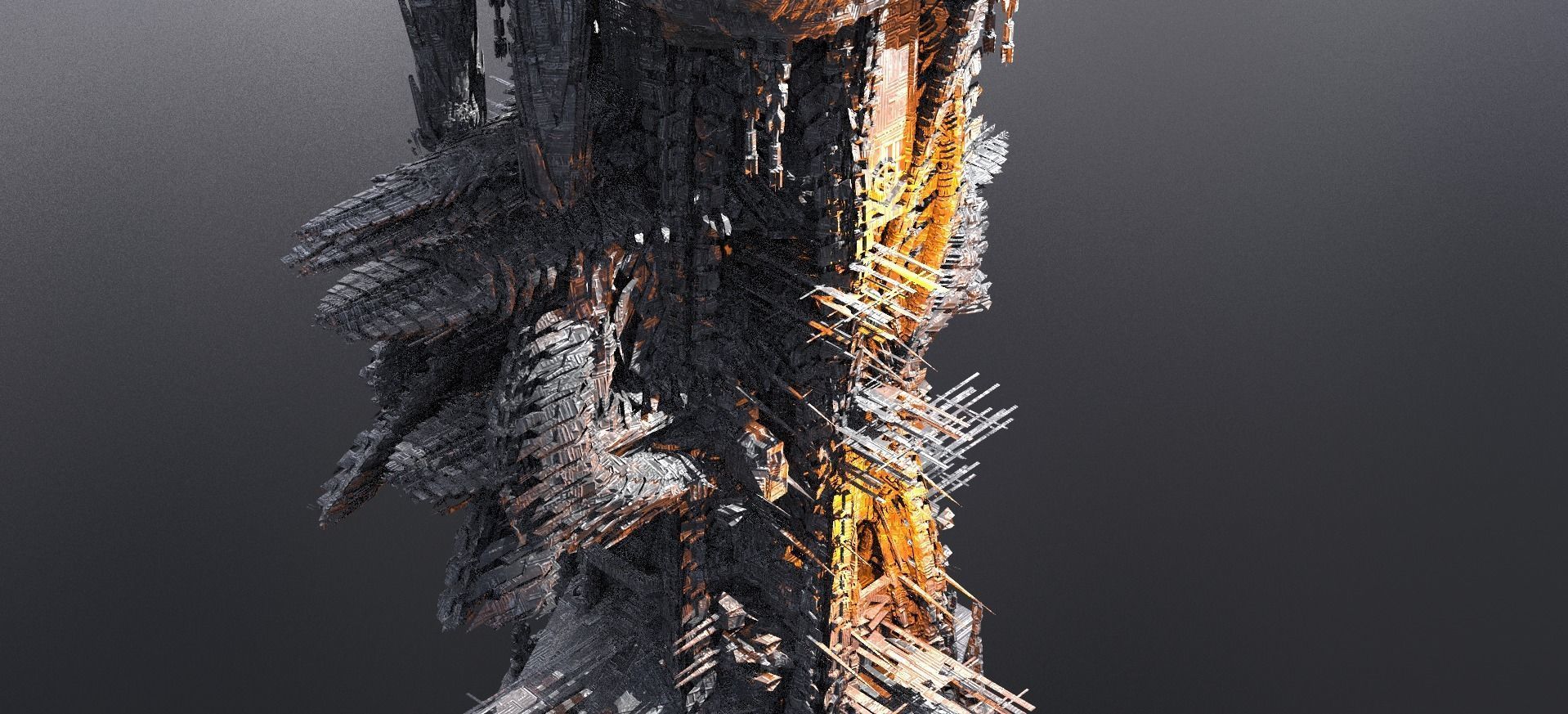 Fusion Core Towers Spire Kit bash 3D model | CGTrader
