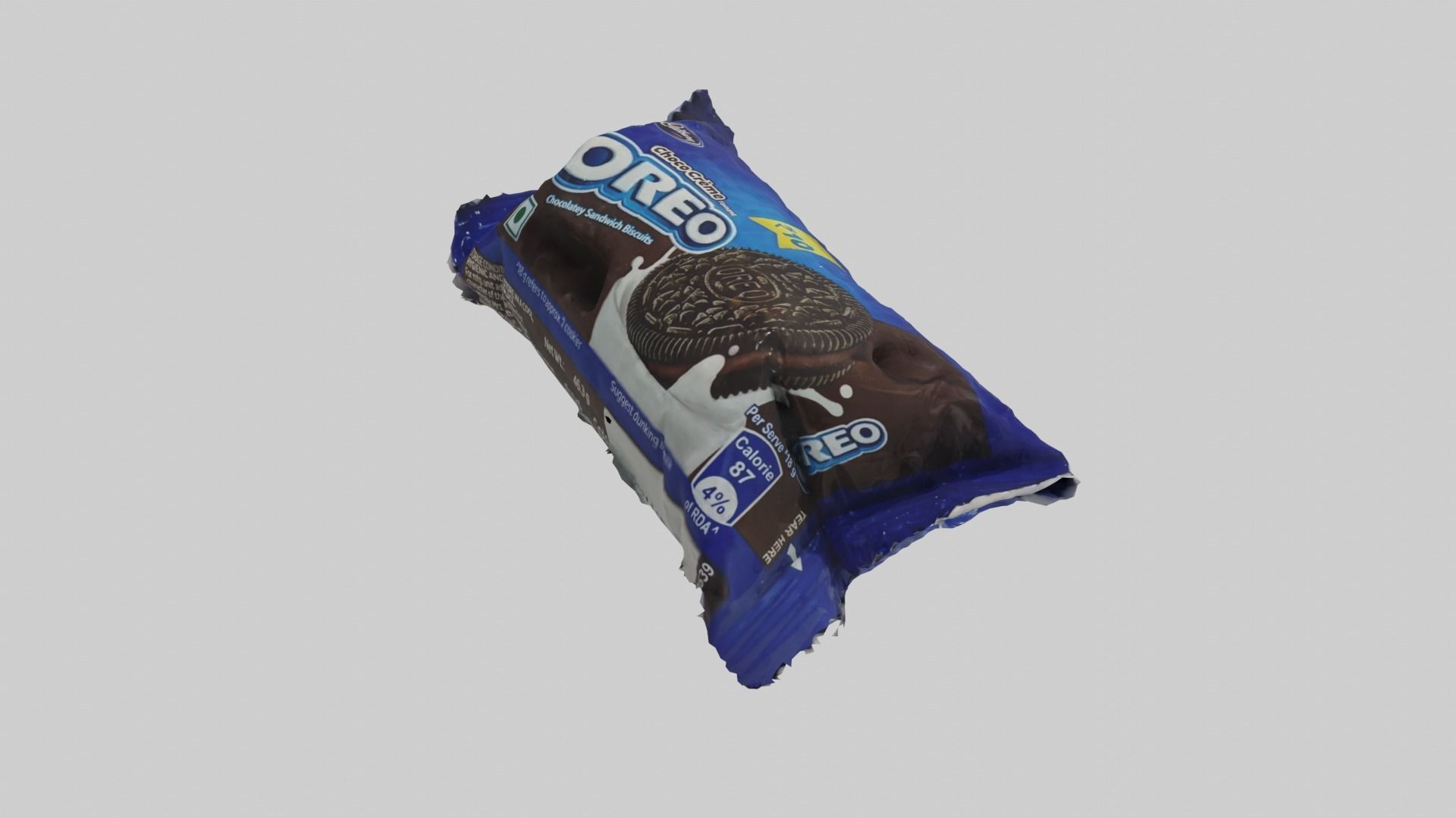 A packet of Oreo Cookies 3D model | CGTrader