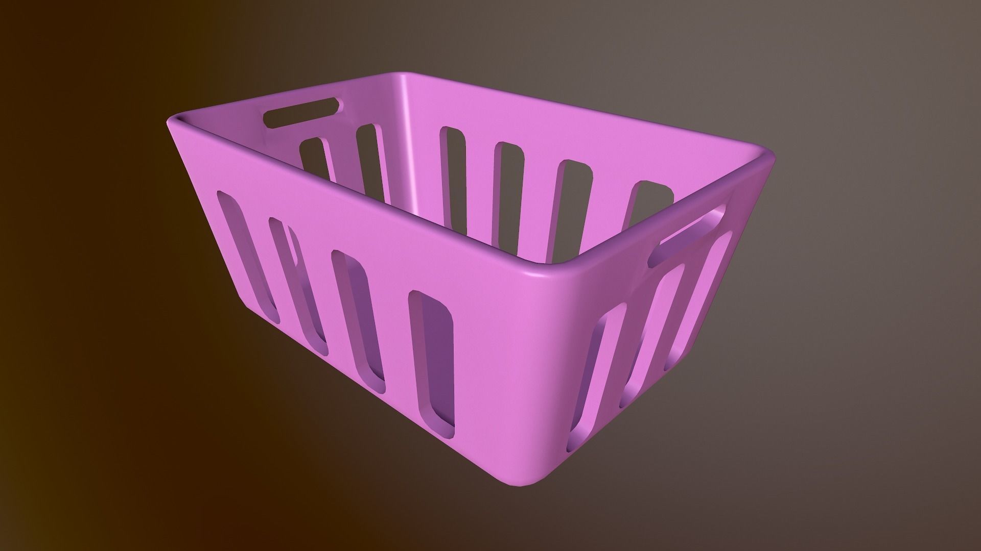 Plastic Basket free VR / AR / low-poly 3D model | CGTrader