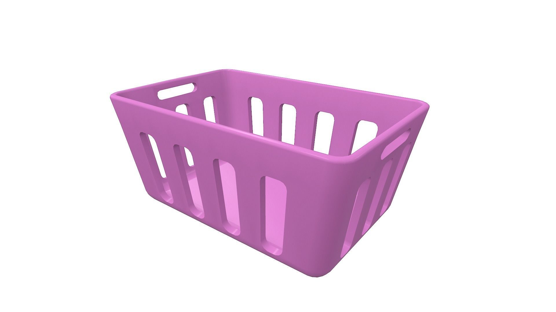 Plastic Basket free VR / AR / low-poly 3D model | CGTrader