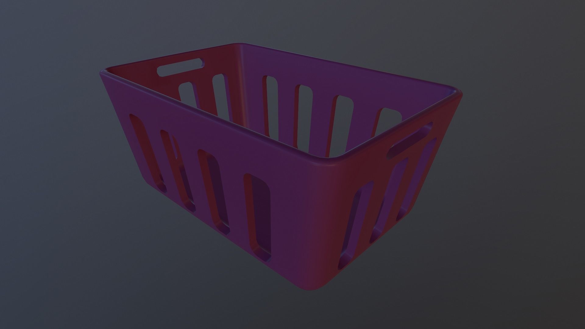 Plastic Basket free VR / AR / low-poly 3D model | CGTrader