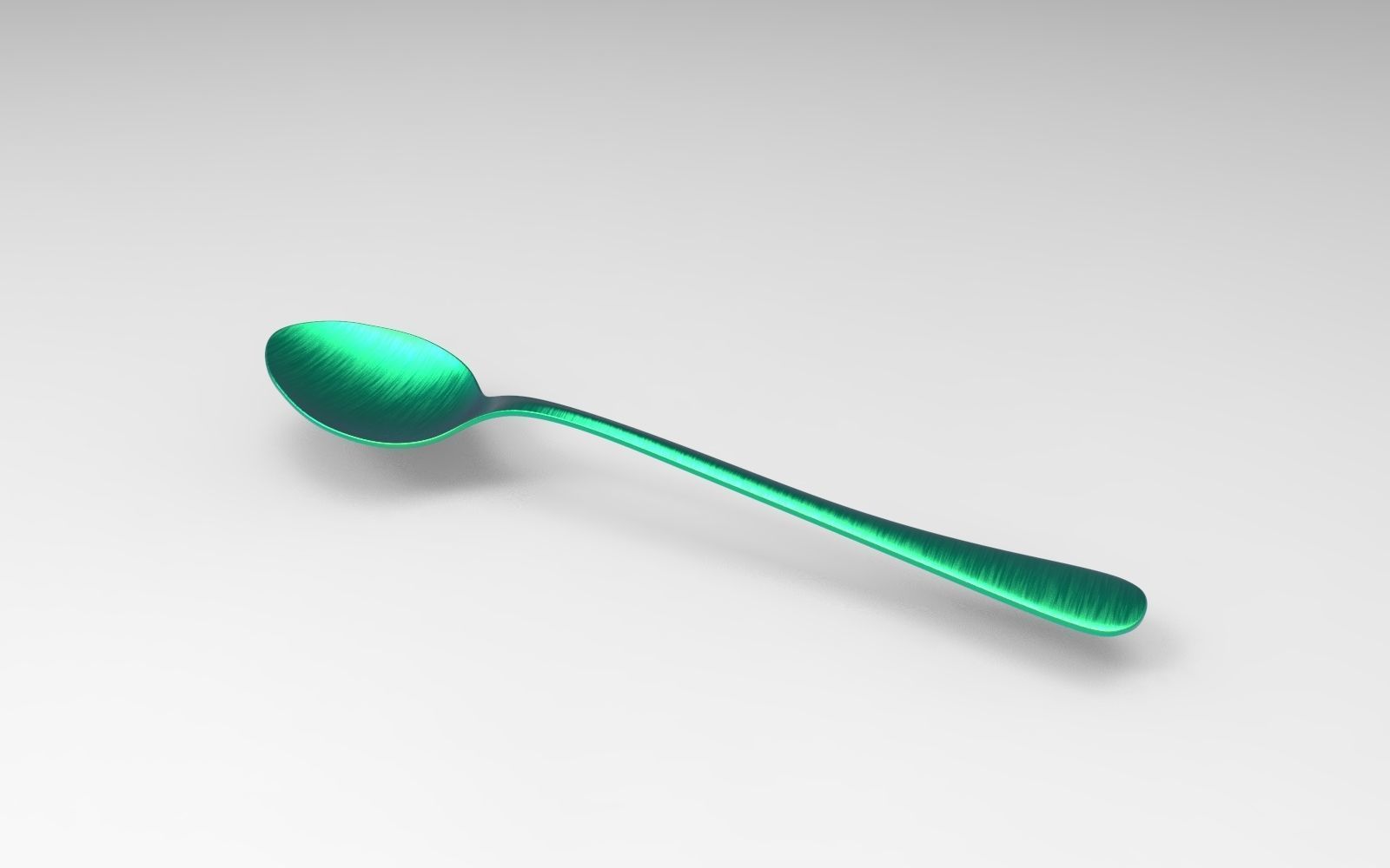 Metal Spoon 3d printed 3D model 3D printable | CGTrader