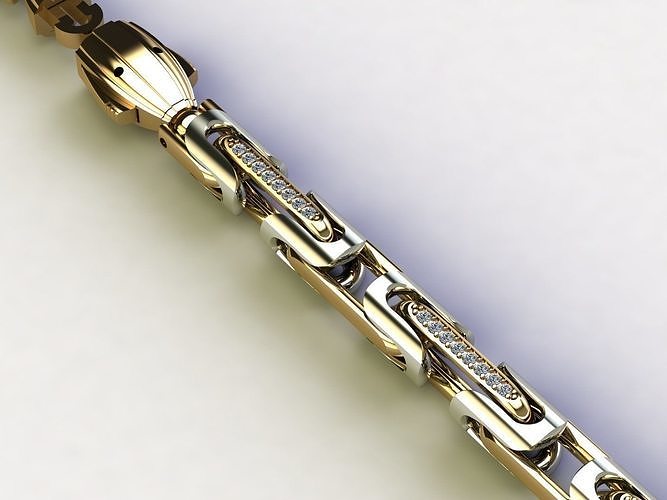 3 SIZE CHAIN NECK WIHT LOCK JUST STL 3D model | CGTrader