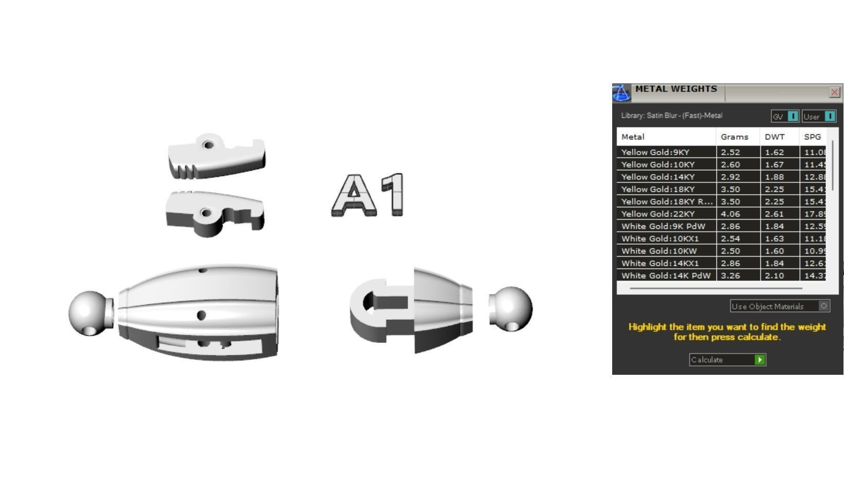 3 SIZE CHAIN NECK WIHT LOCK JUST STL 3D model | CGTrader