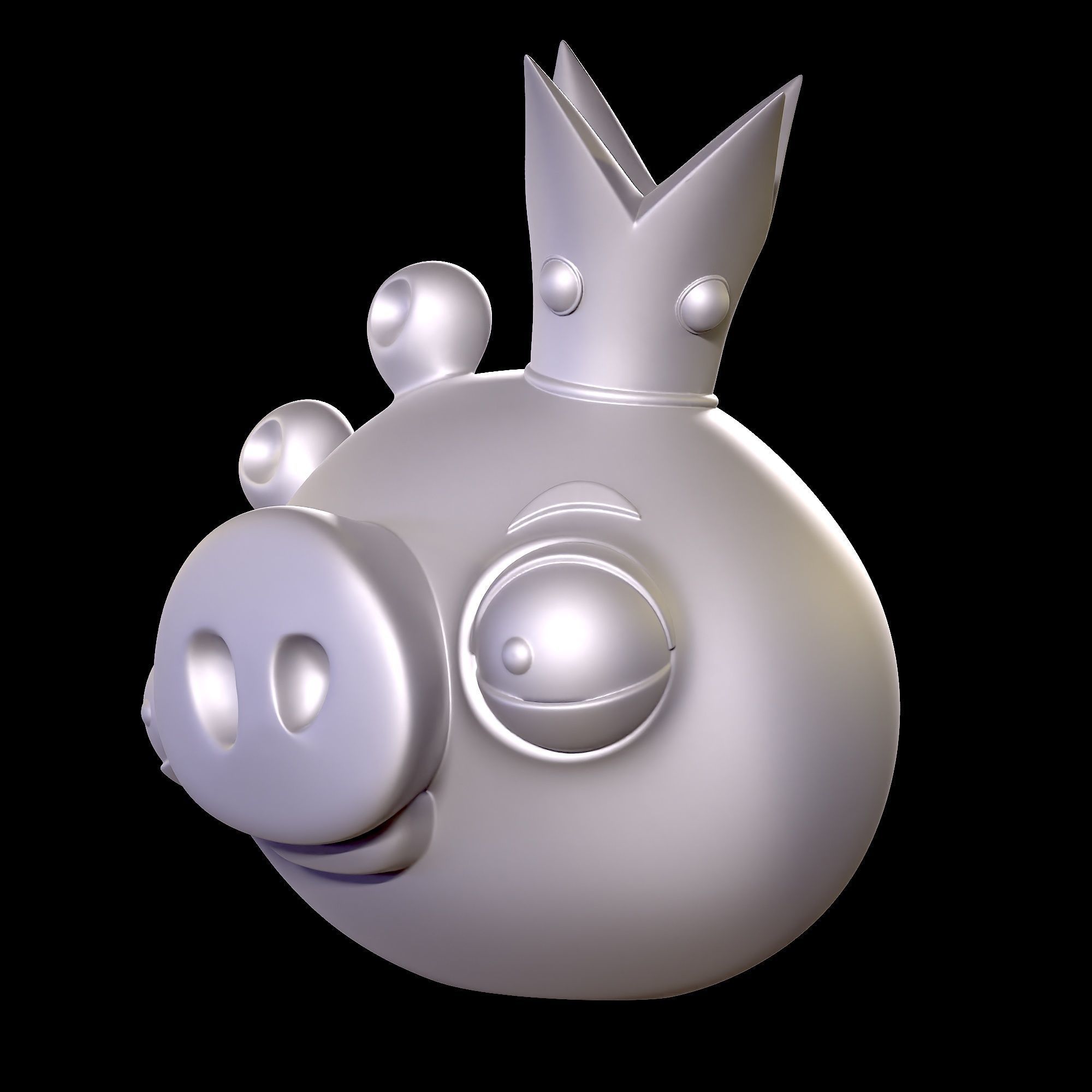 Leader Pig-Angry Nird 3D model 3D printable | CGTrader