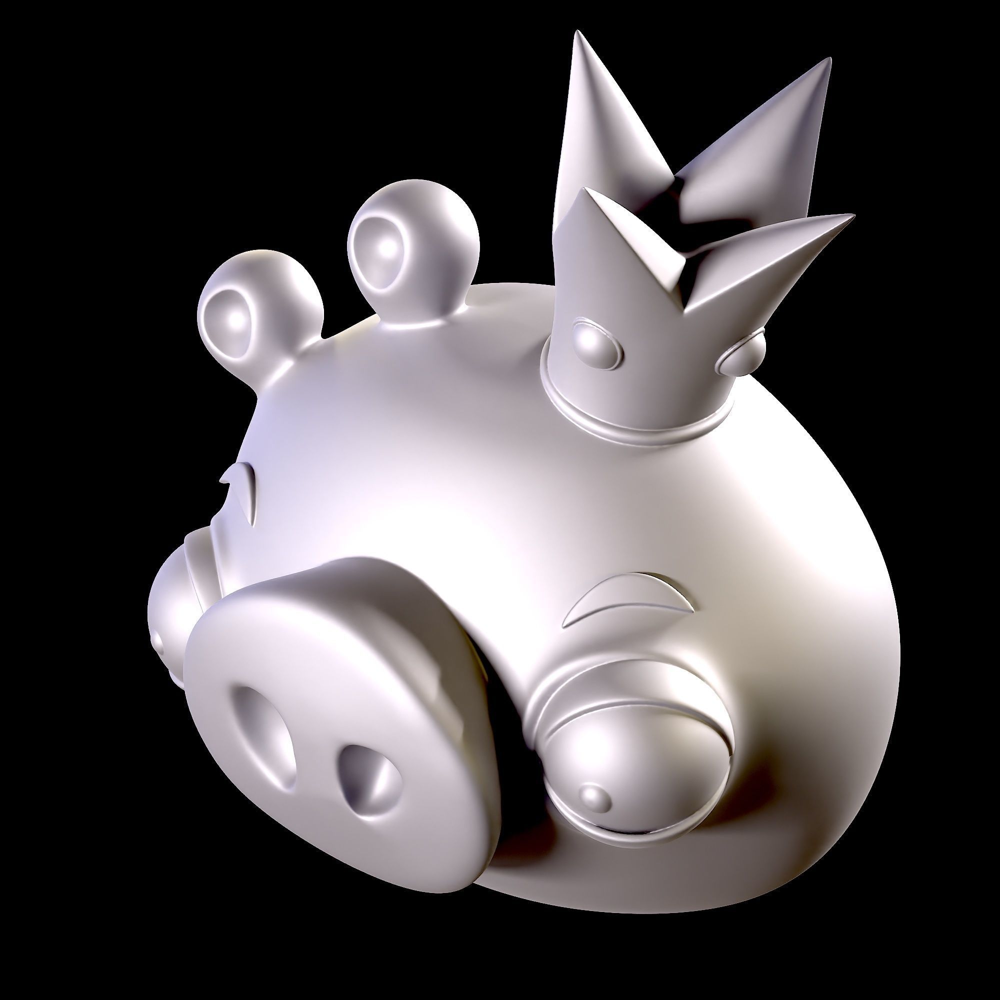 Leader Pig-Angry Nird 3D model 3D printable | CGTrader