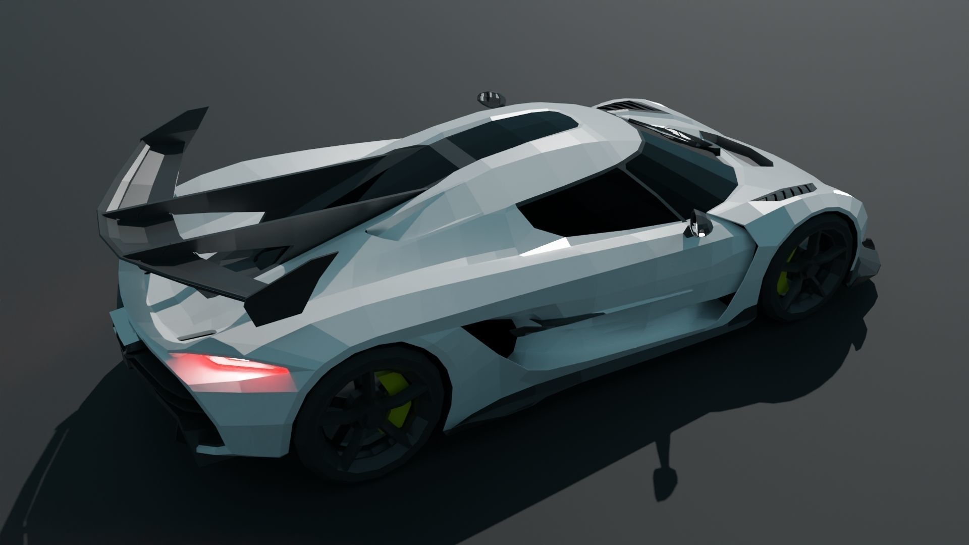 3D model Koenigsegg Jesko VR / AR / low-poly | CGTrader