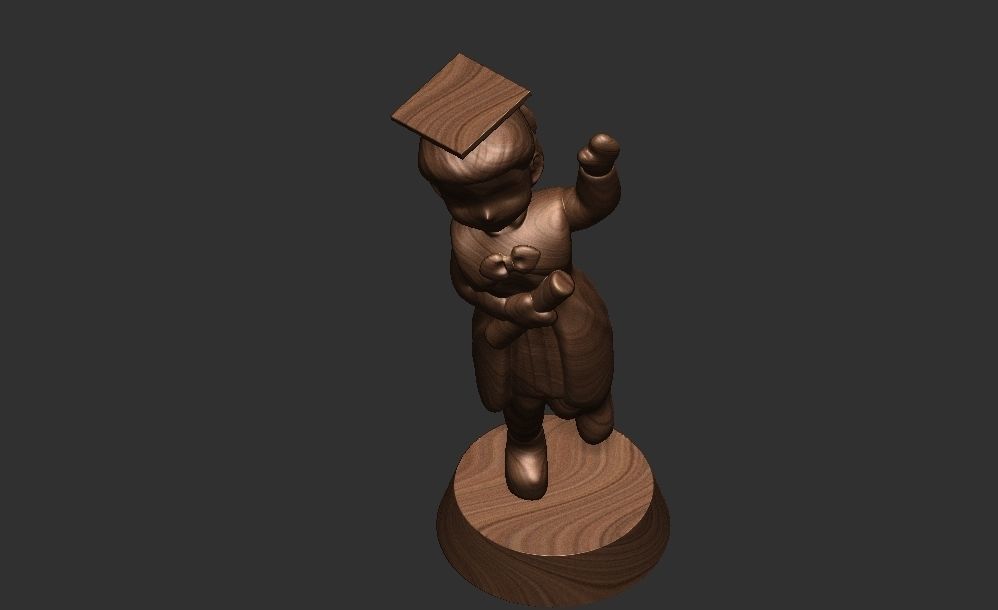 Female Chibi 3D model 3D printable | CGTrader