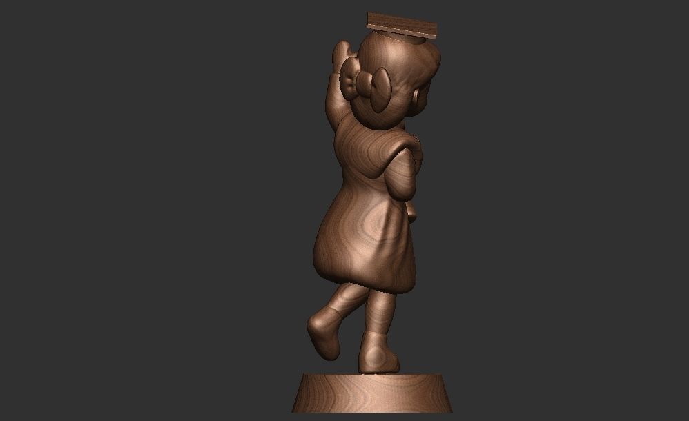 Female Chibi 3D model 3D printable | CGTrader