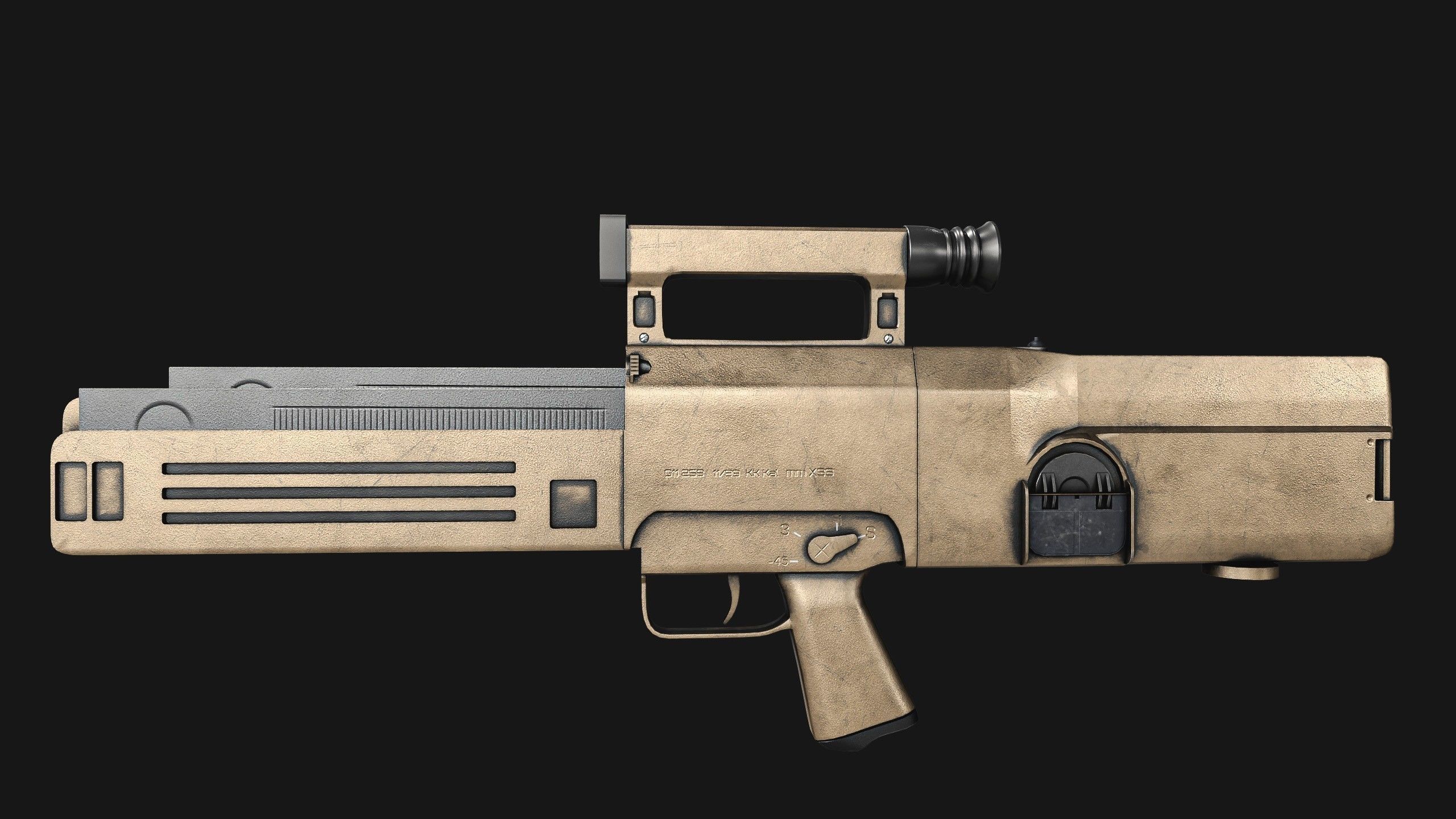 3D model G11 Assault Rifle VR / AR / low-poly | CGTrader