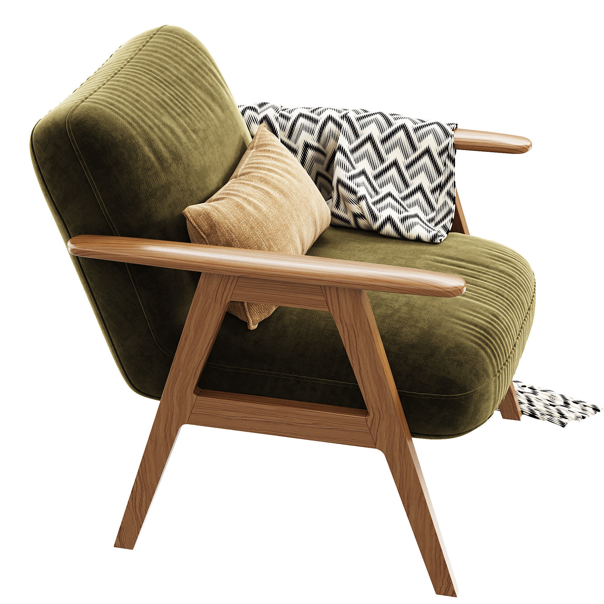 John Lewis Hendricks Accent Chair 3D model | CGTrader