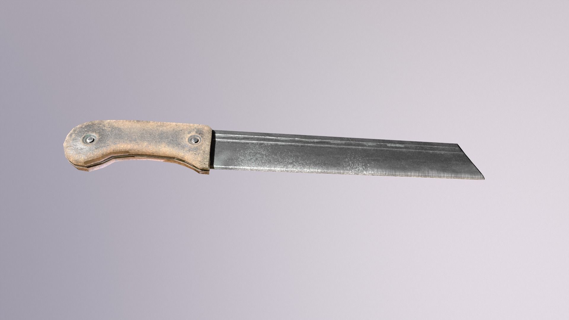 3D model Broken piece Machete VR / AR / low-poly | CGTrader