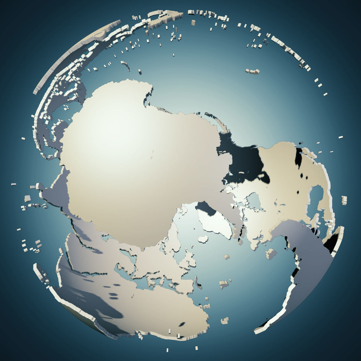 earth continents globe 3D Model 3D model | CGTrader